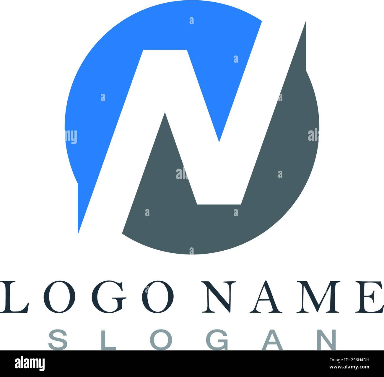 N Letter Logo Template symbols icons Stock Vector Image & Art - Alamy