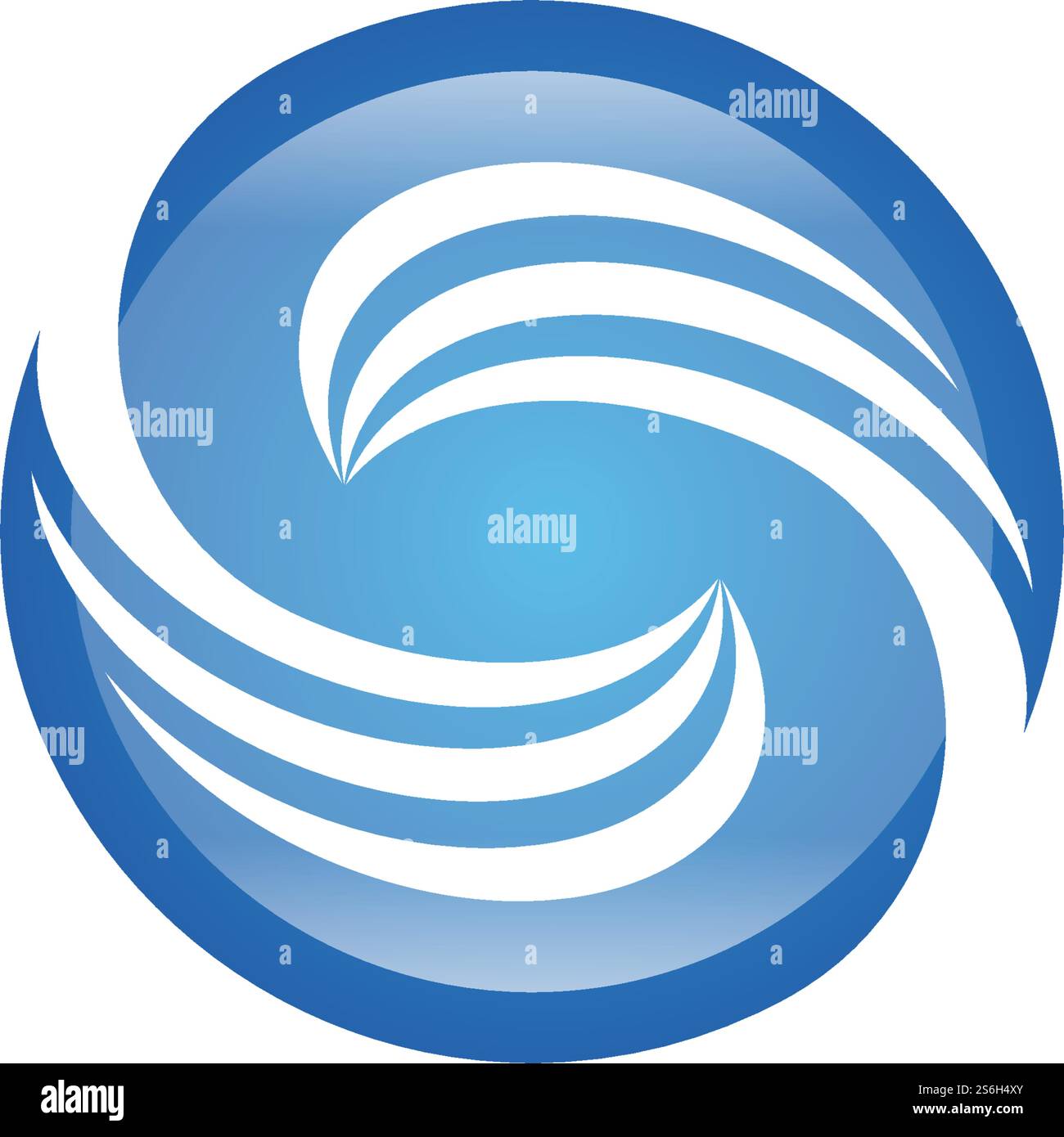 Wave Logo Icon vector Stock Vector Image & Art - Alamy