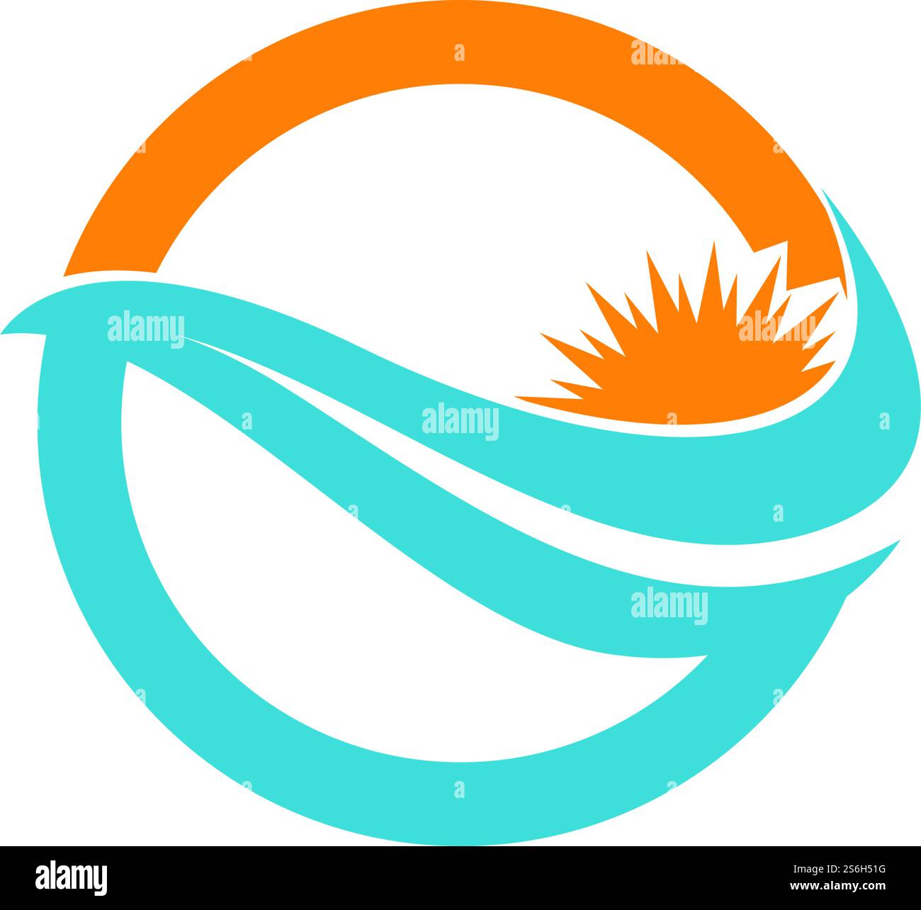 Beach water eave logos symbols Stock Vector Image & Art - Alamy