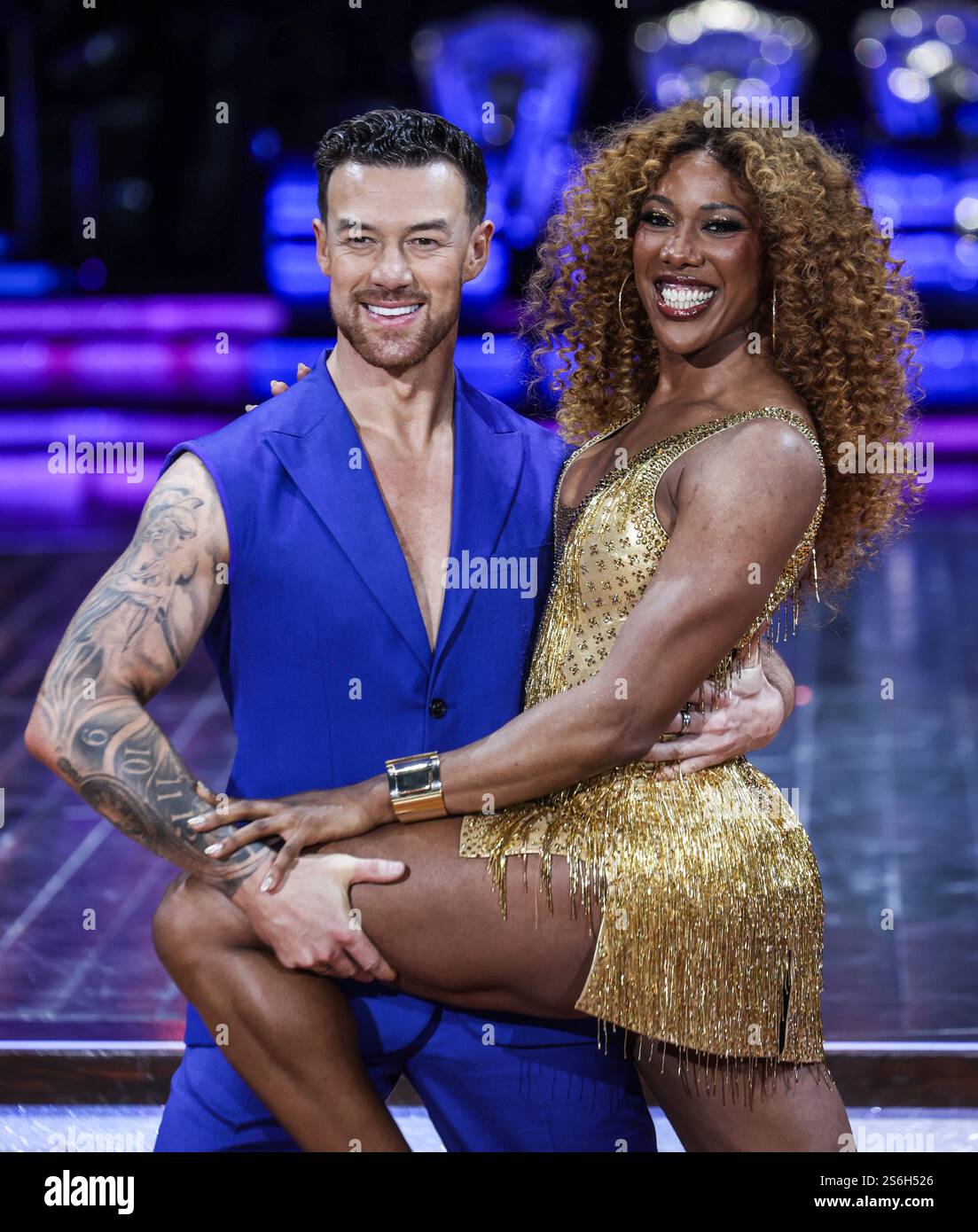 Birmingham, UK. 16th Jan, 2025. Kai Widdrington and Montell Douglas ...