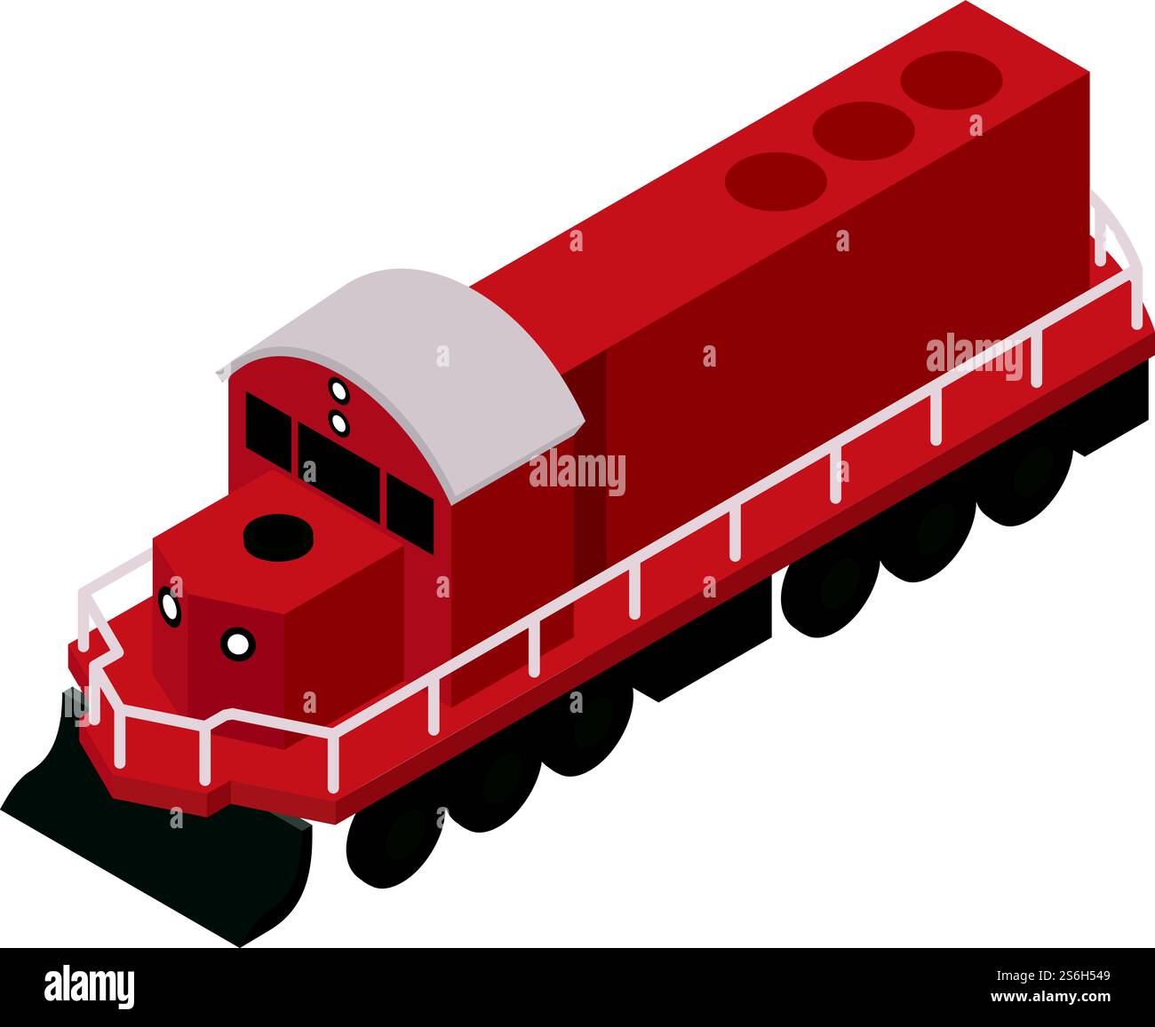 Diesel train icon. Isometric of Diesel train vector icon for web design ...