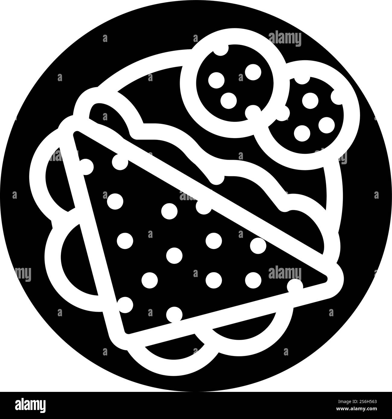 breakfast meal glyph icon vector. breakfast meal sign. isolated contour ...