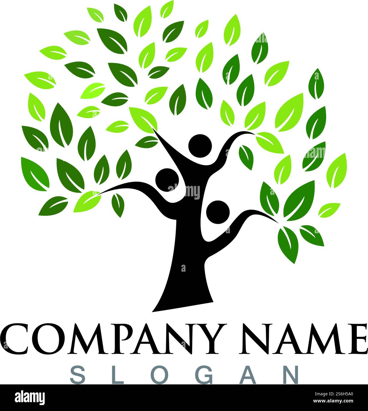 Family Tree Logo Symbol Template Stock Vector Image & Art - Alamy