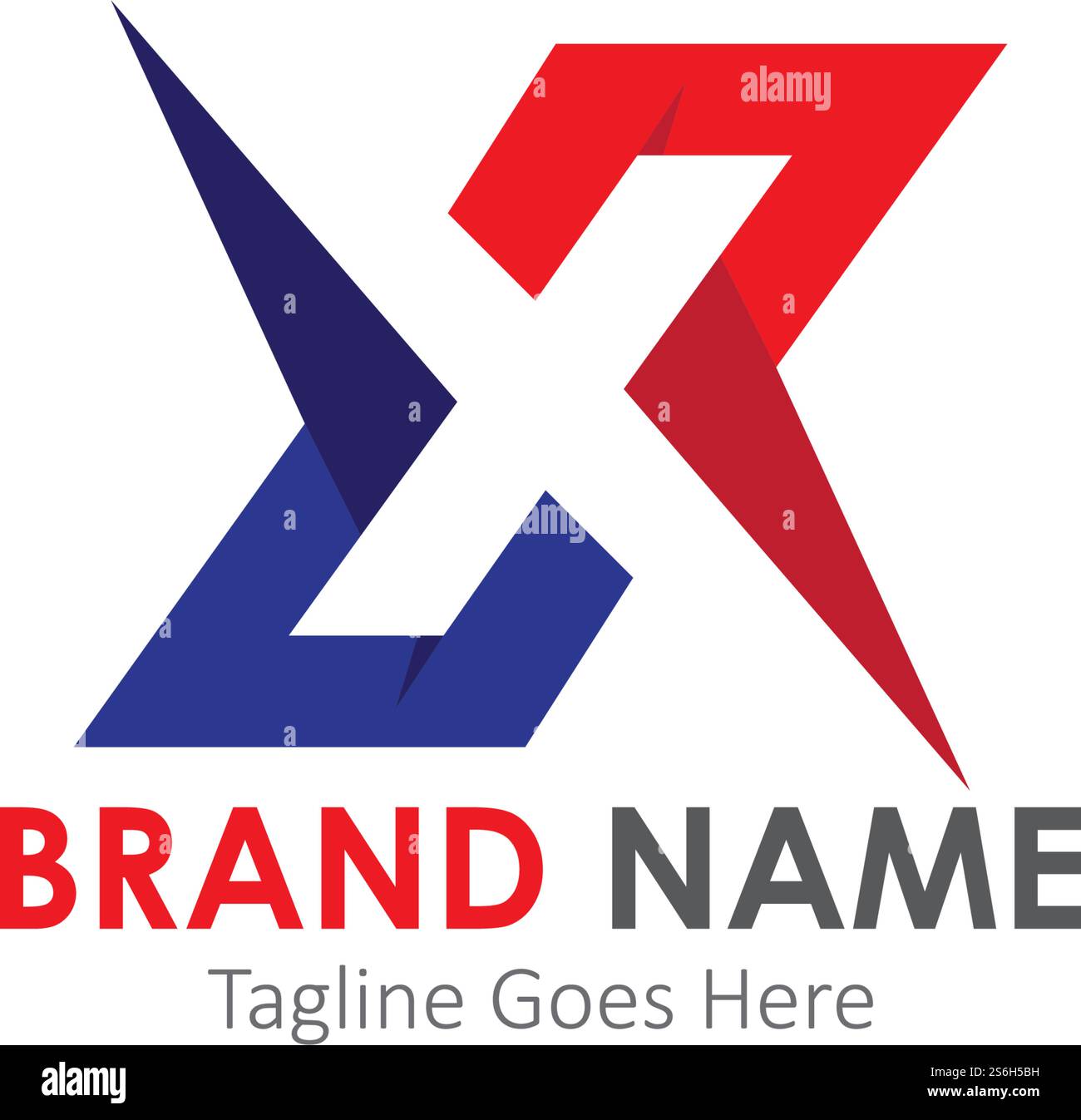 Simple and modern logo of letter X for business vector design Stock ...