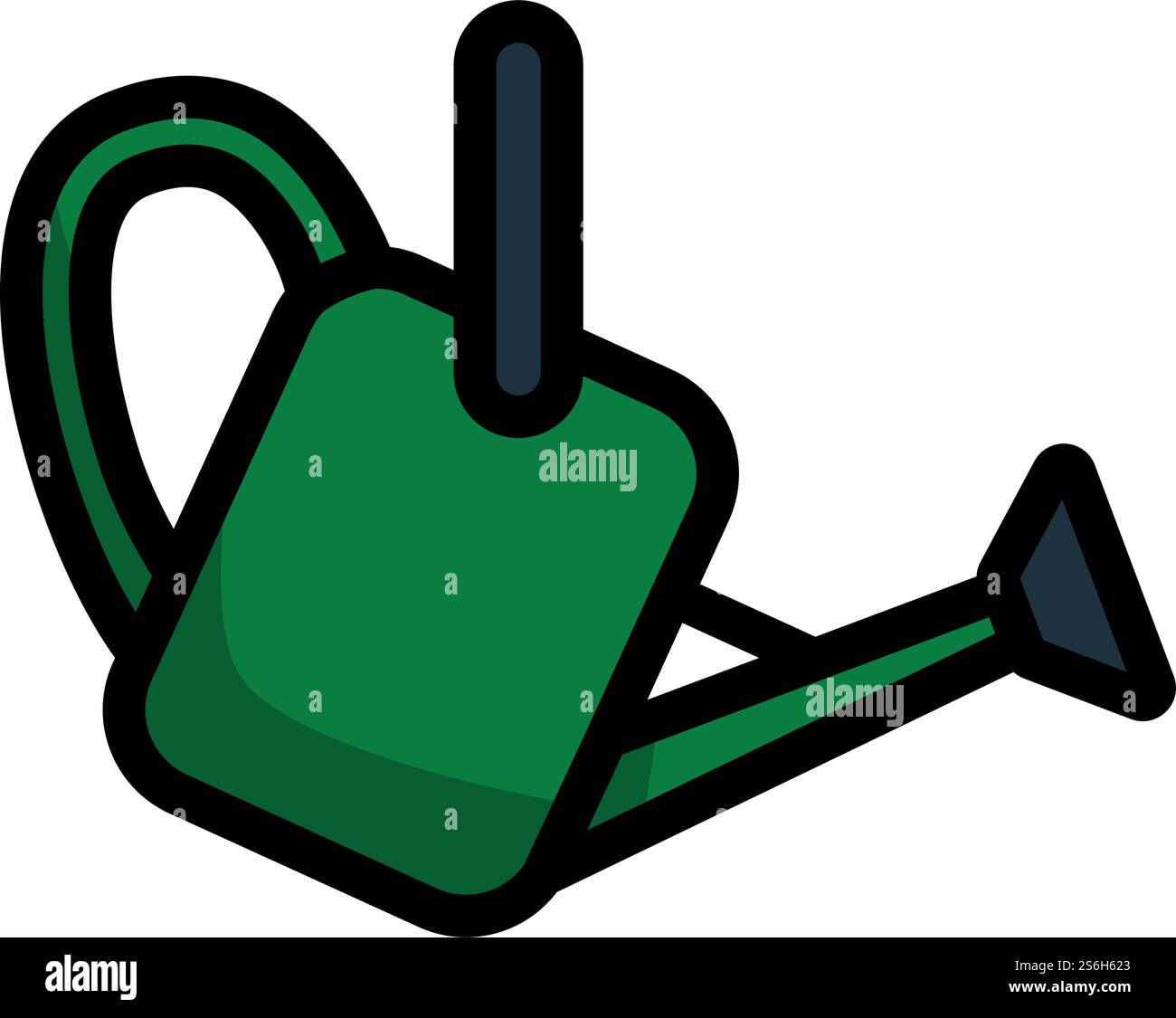 Watering Can Icon. Editable Bold Outline With Color Fill Design. Vector ...