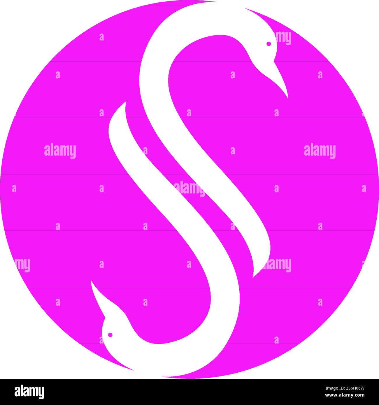 Swan logo and symbol vector Stock Vector Image & Art - Alamy