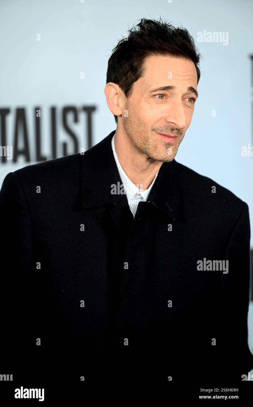 Actor Adrien Brody presents the film 'The Brutalist' at the Rosewood ...