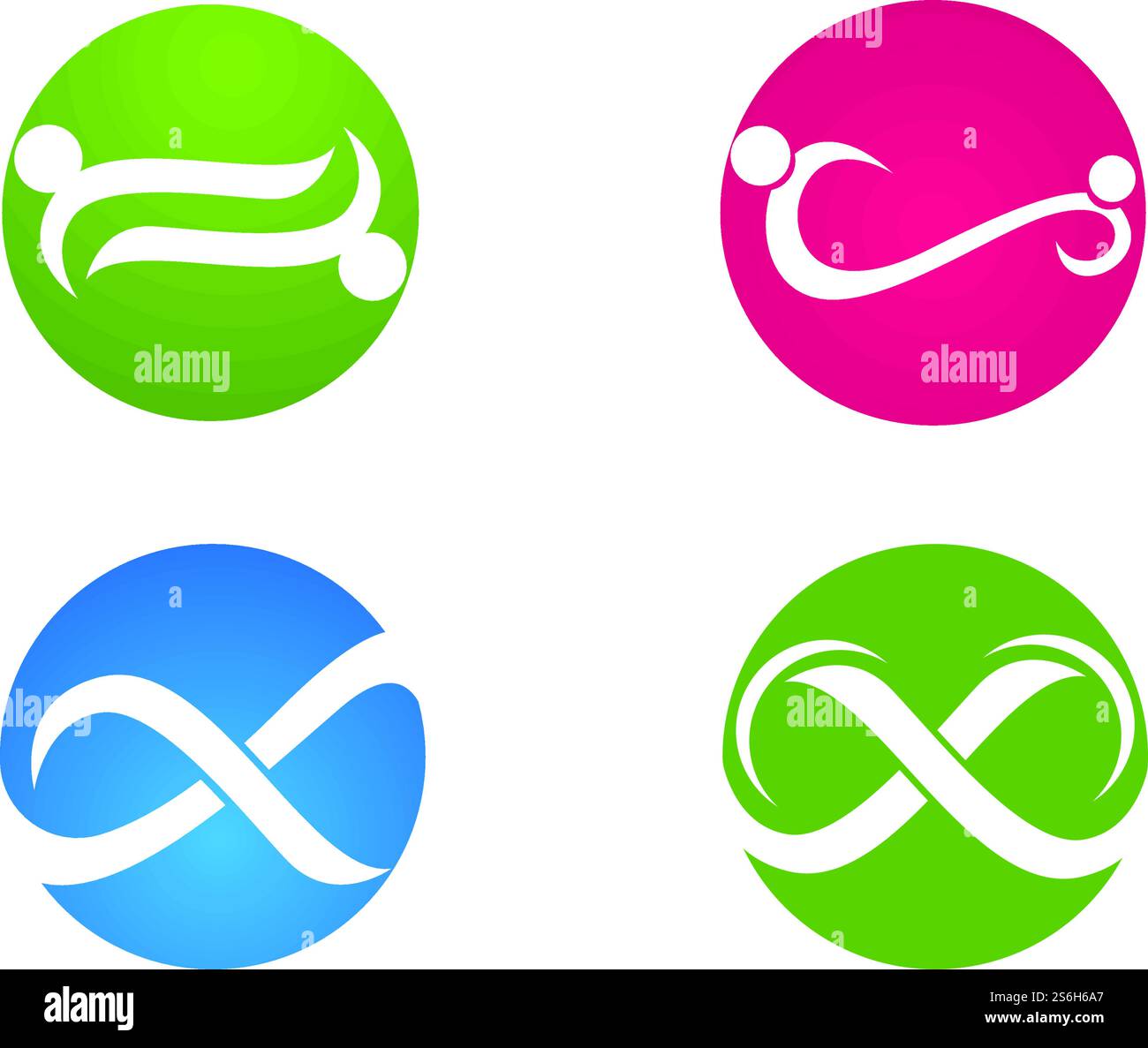 infinity logos and symbols template icons app Stock Vector Image & Art ...