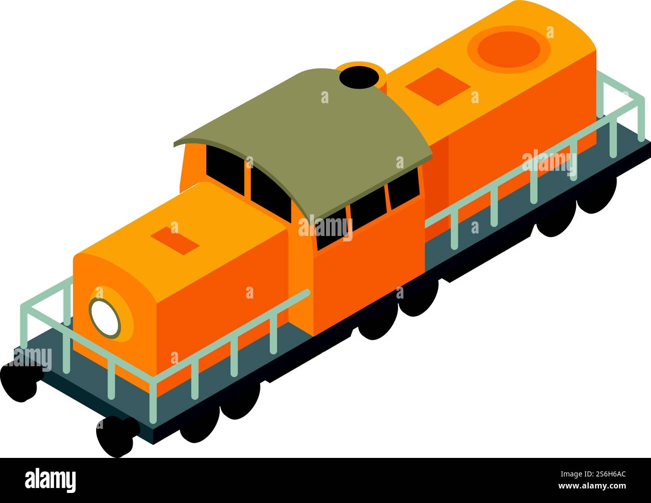 Engine train icon. Isometric of Engine train vector icon for web design ...