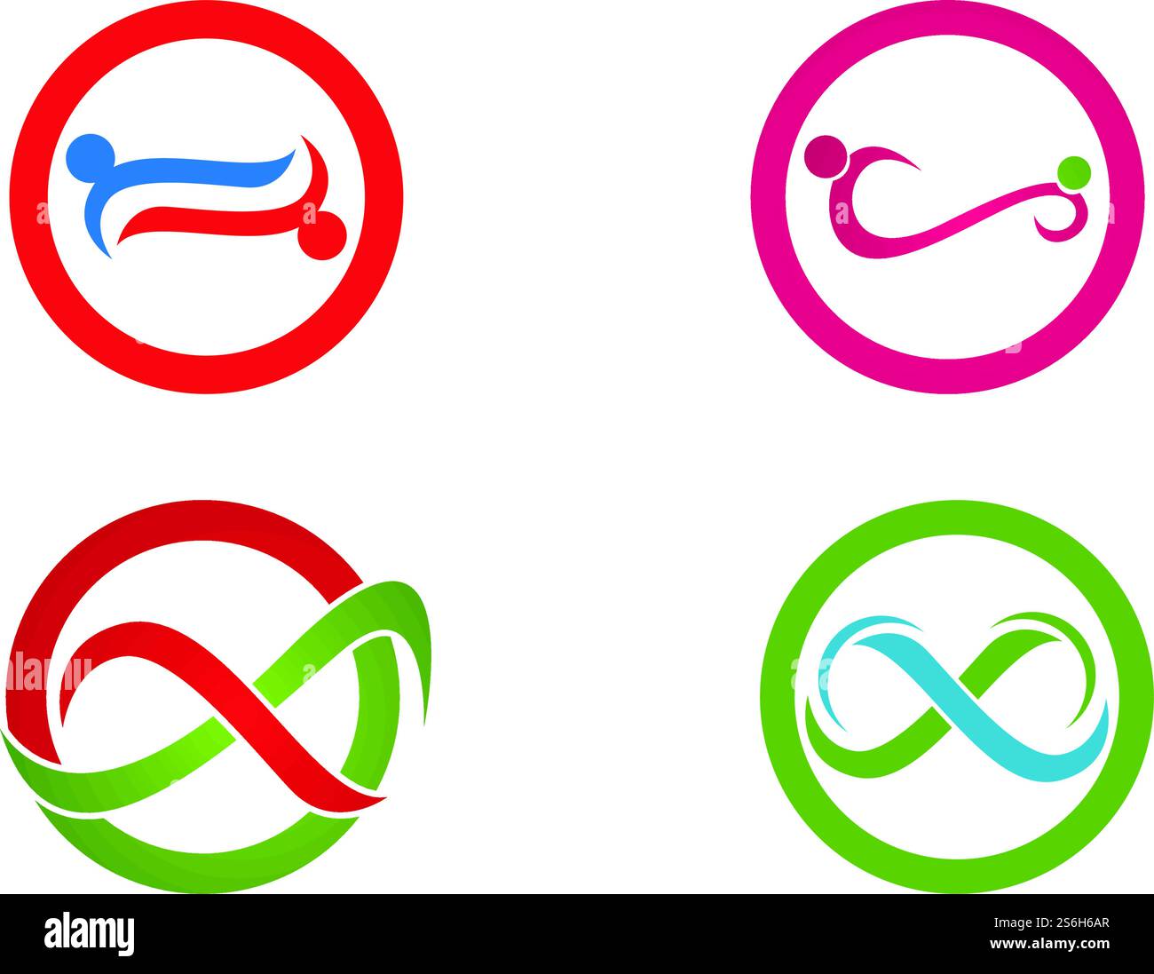 infinity logos and symbols template icons app Stock Vector Image & Art ...