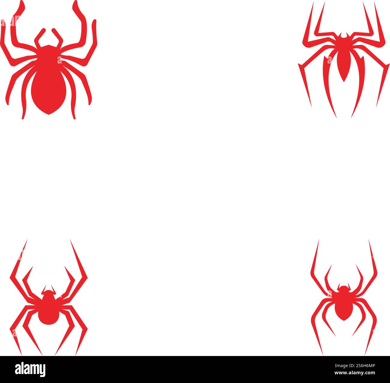 Spider logo and symbols template icons Stock Vector Image & Art - Alamy