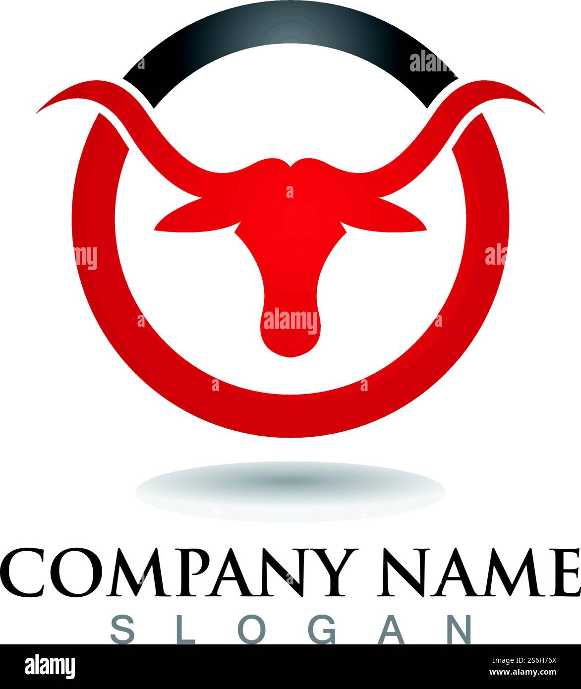 Taurus Logo Template Stock Vector Image & Art - Alamy