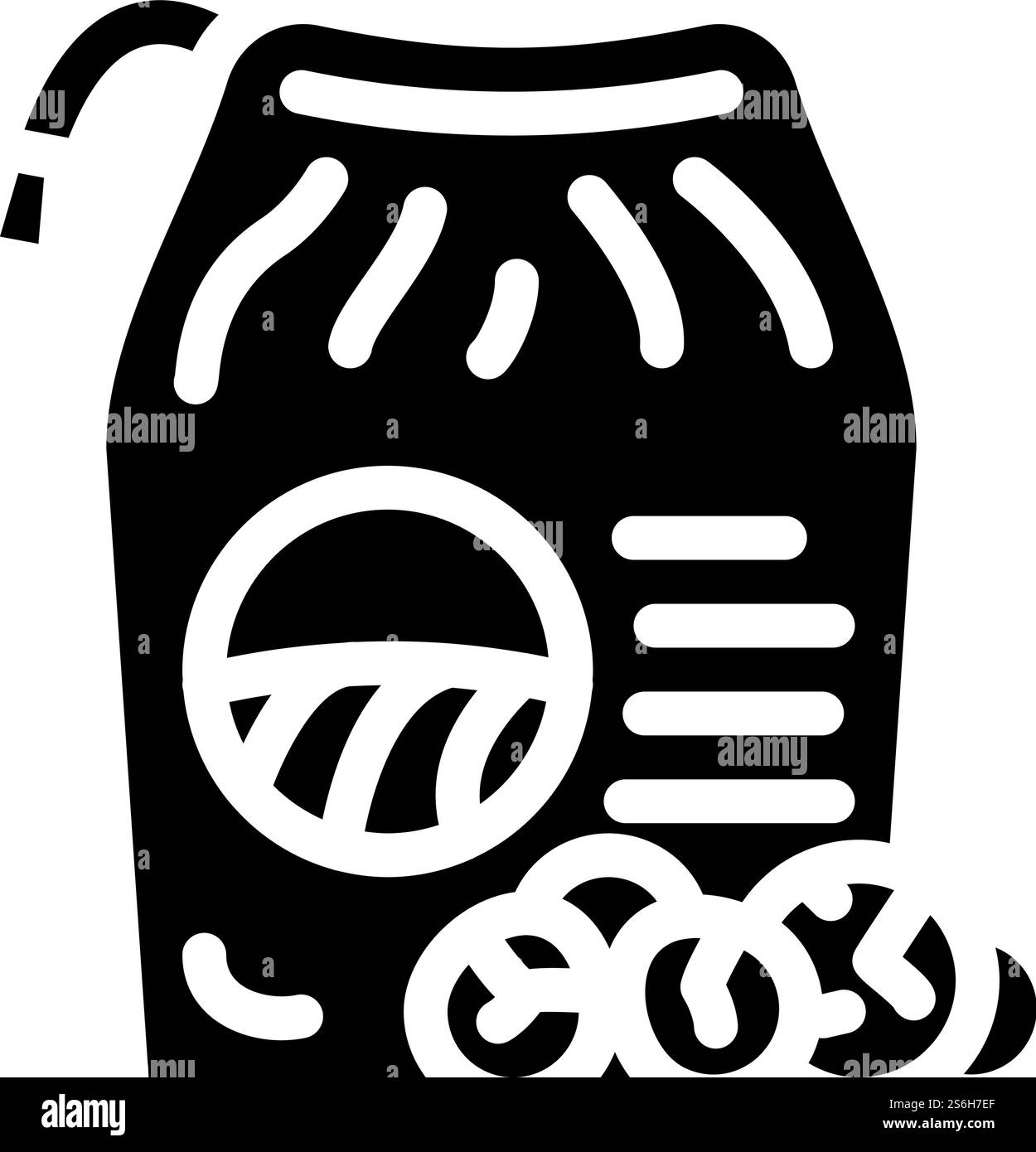 powder detergent for hand washing glyph icon vector. powder detergent ...