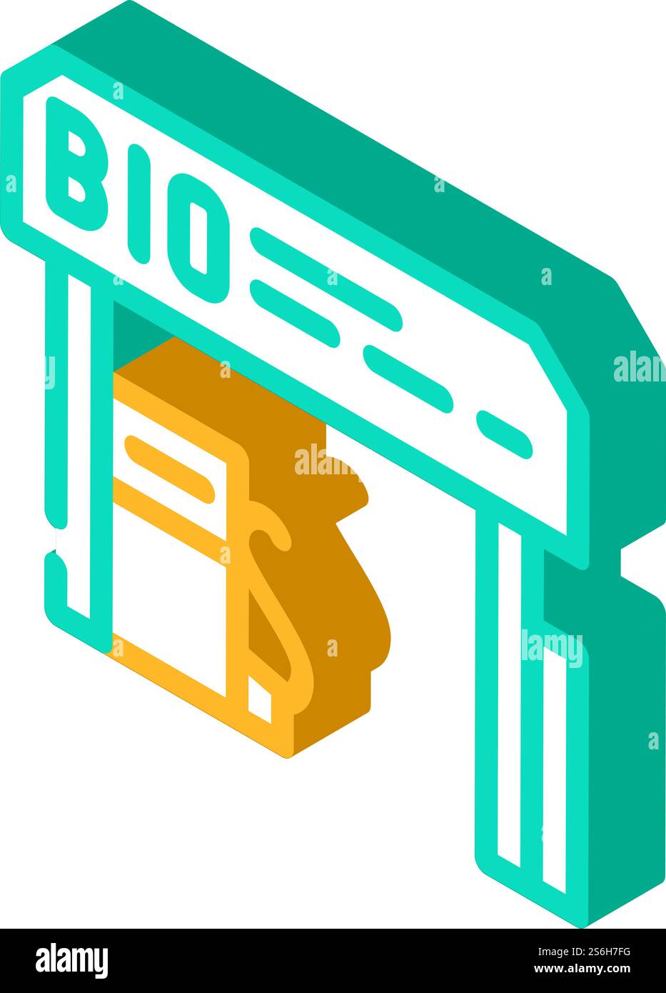 refueling biogas station isometric icon vector. refueling biogas ...
