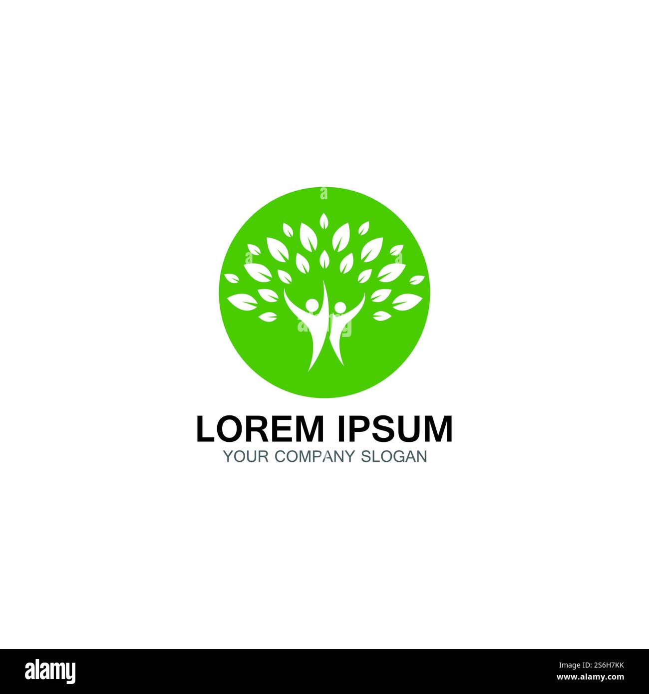 People Tree Logo Template Design Vector Stock Vector Image & Art - Alamy