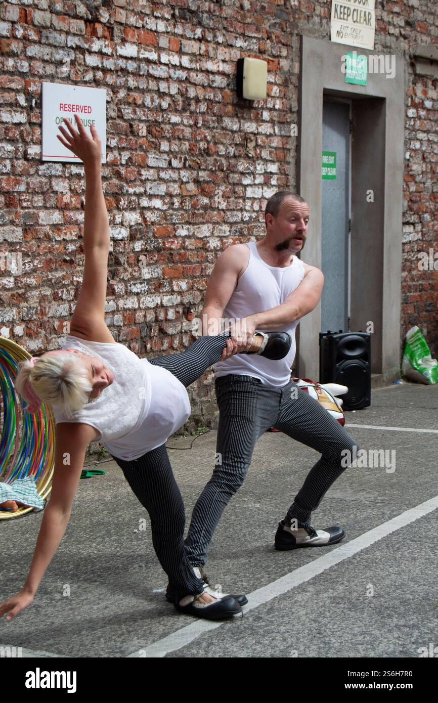 Belfast County Antrim Northern Ireland June 20 2015 - Acrobats ...