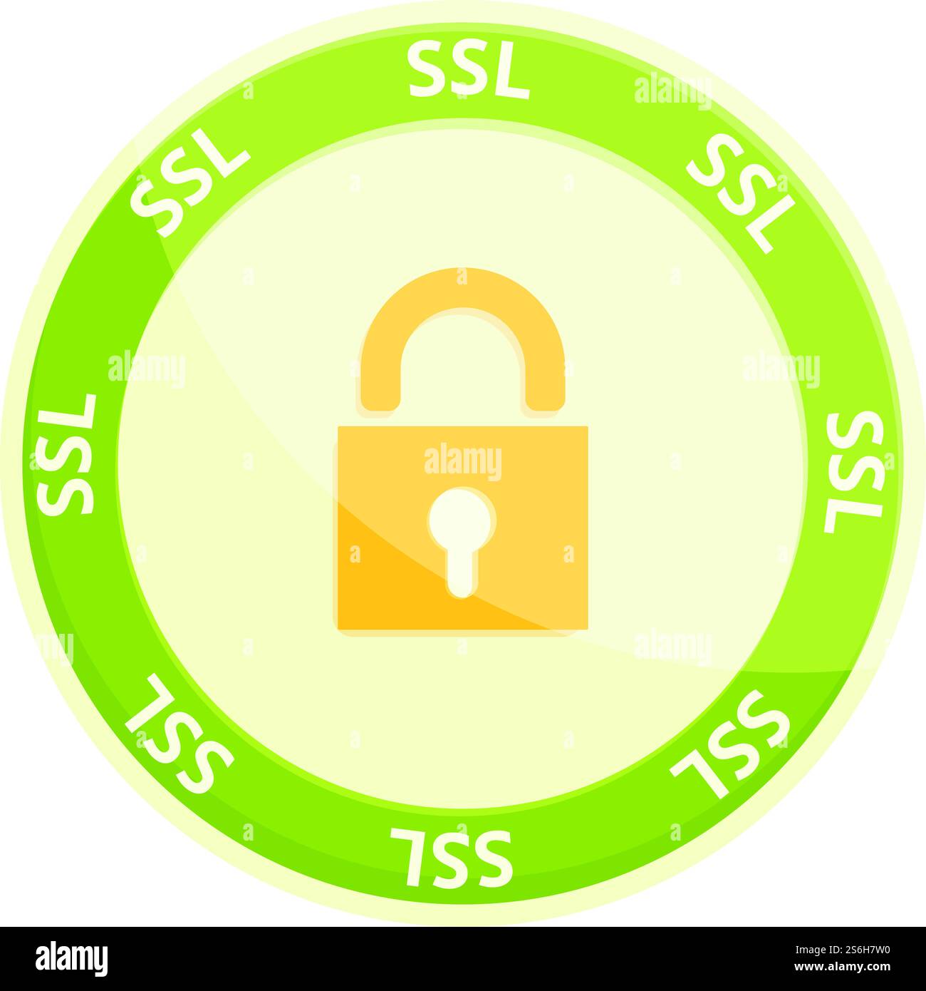 Digital ssl certificate icon. Cartoon of Digital ssl certificate vector icon for web design ...