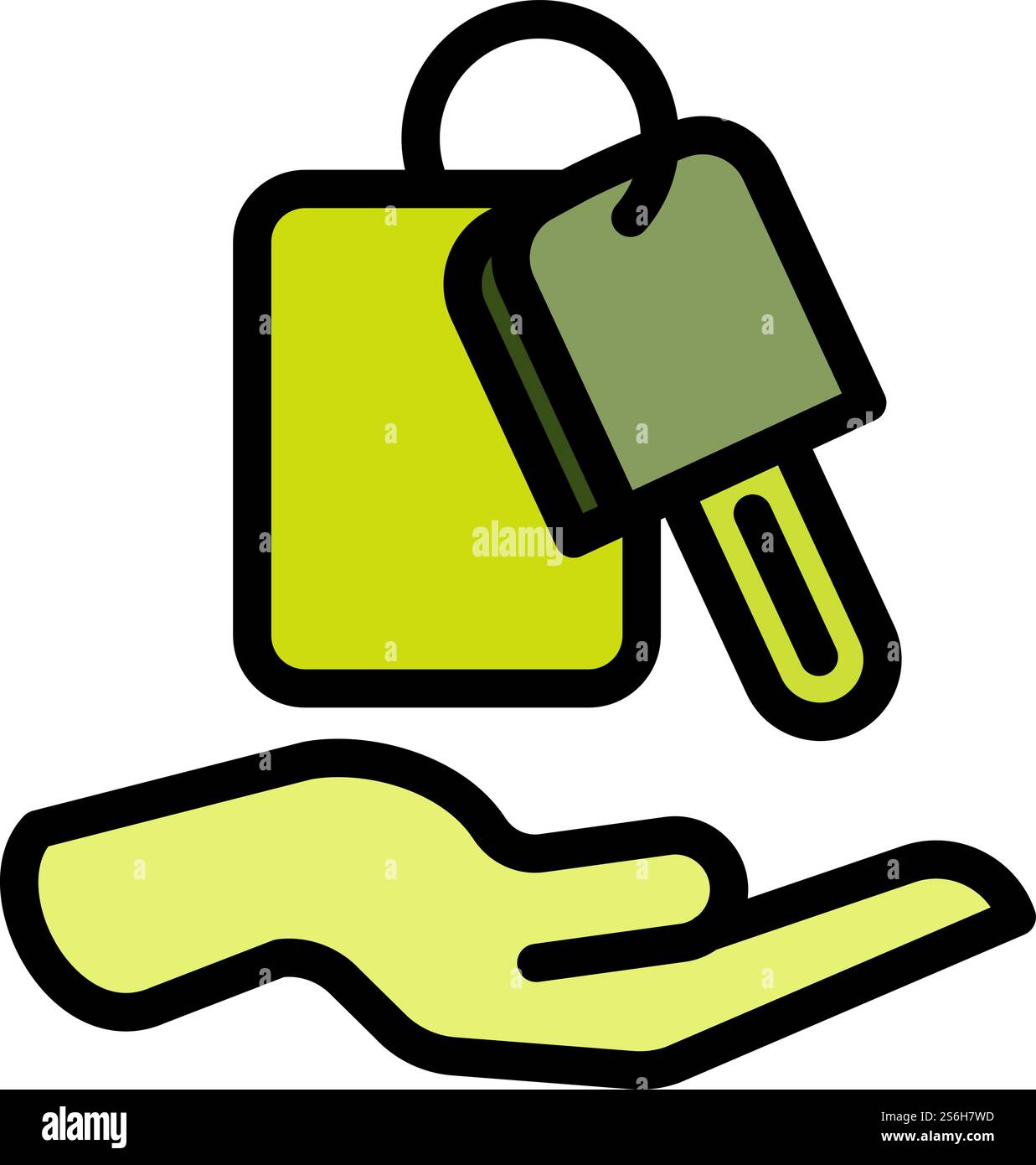 Car Smart Key Icon Outline Car Smart Key Vector Icon For Web Design
