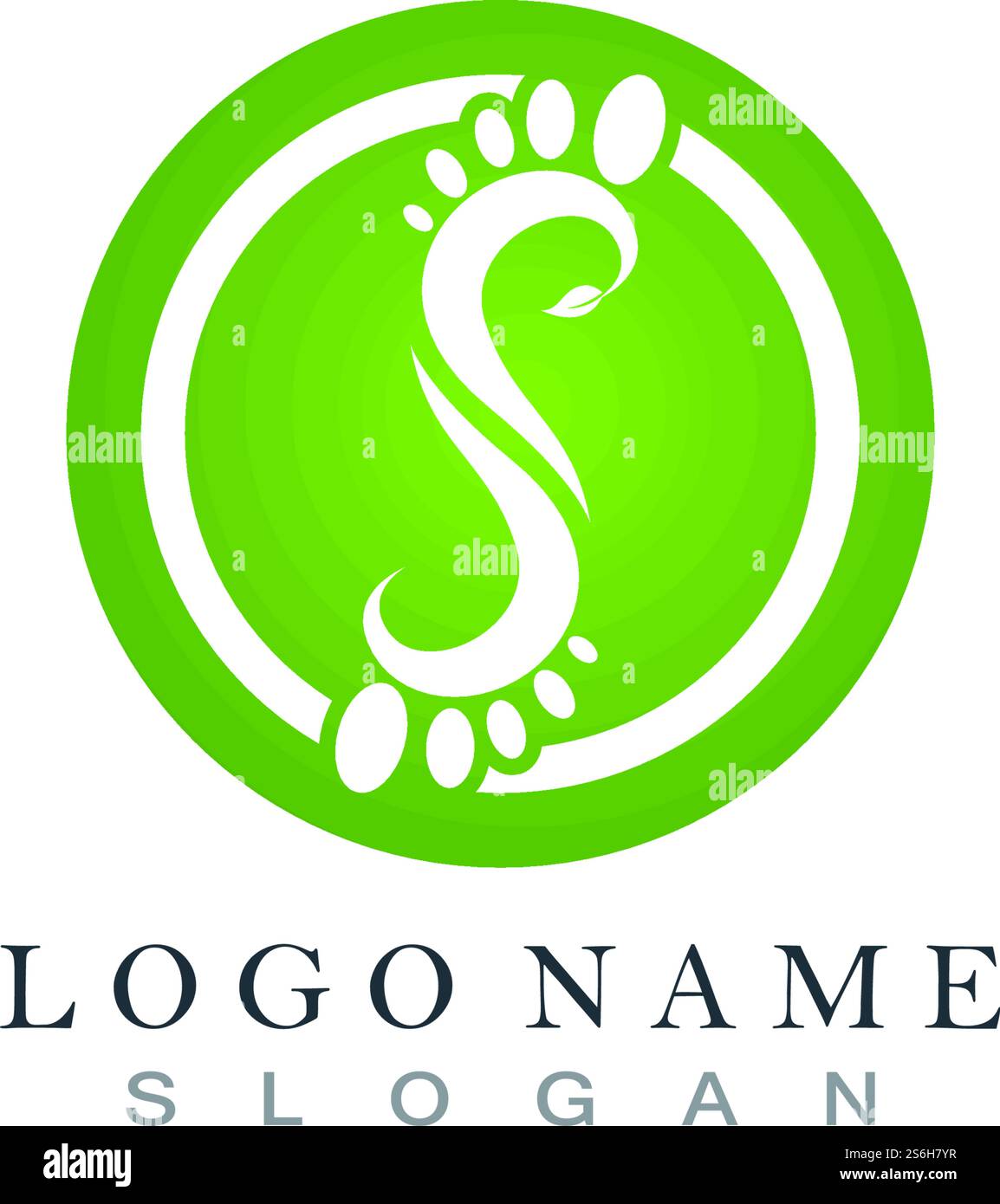 Reflexology foot icon vector illustration Stock Vector Image & Art - Alamy