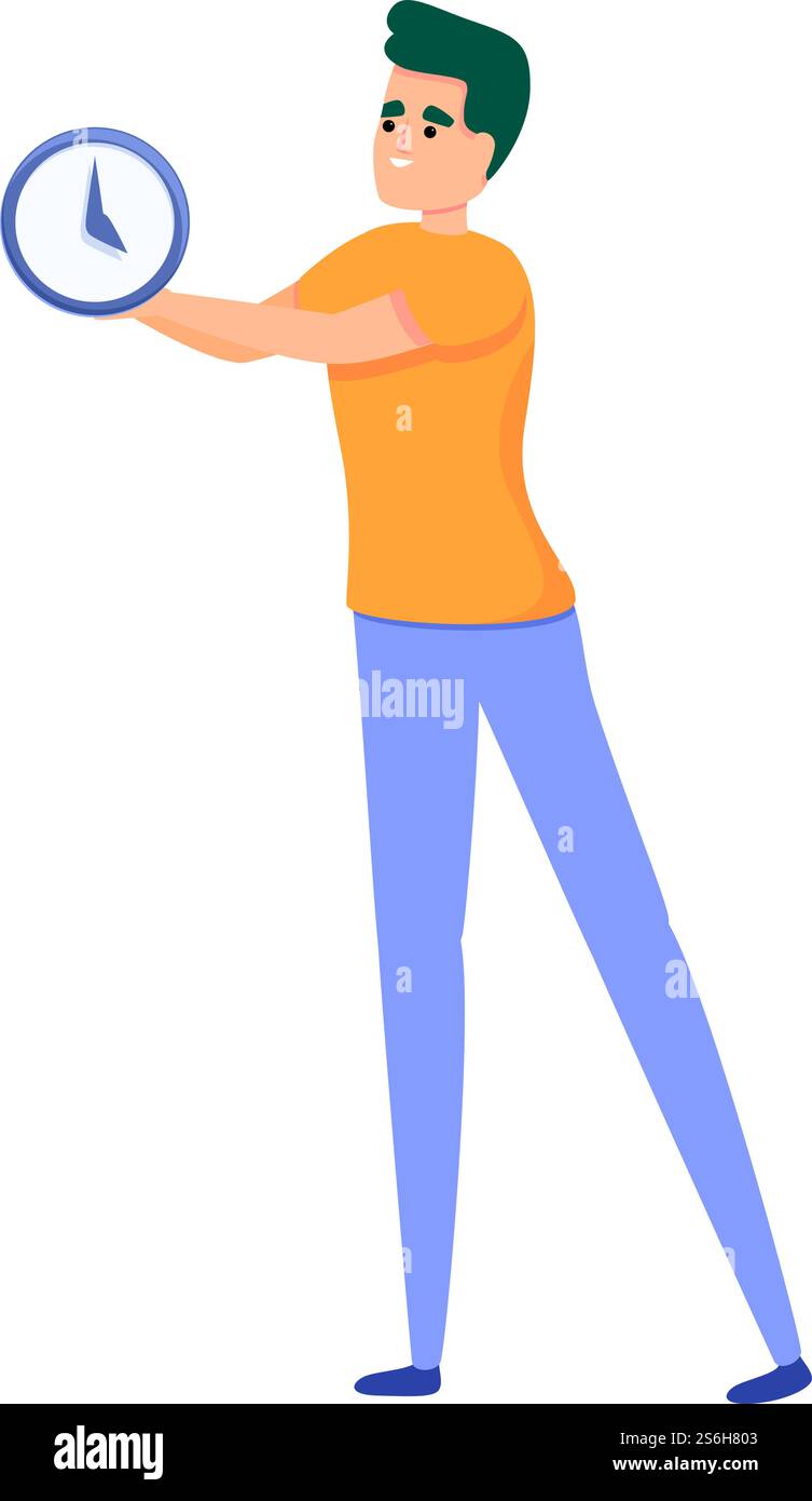 Time task schedule icon. Cartoon of Time task schedule vector icon for ...