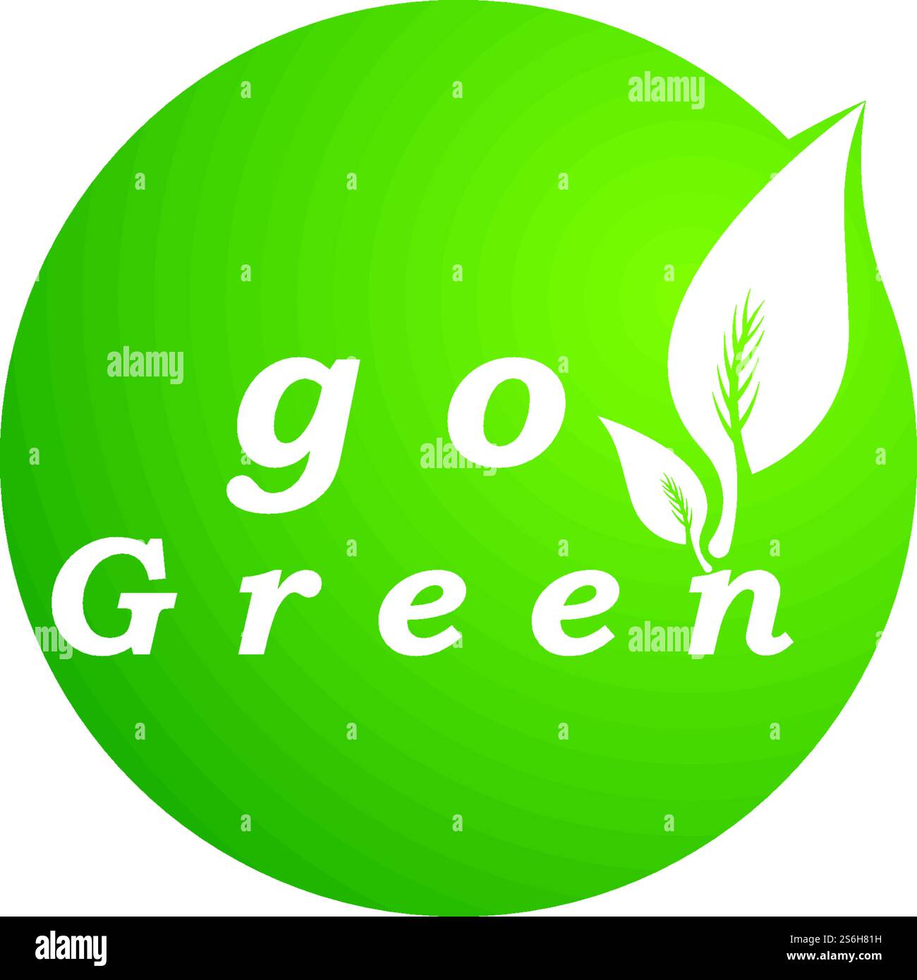 Go green logos and symbol Stock Vector Image & Art - Alamy