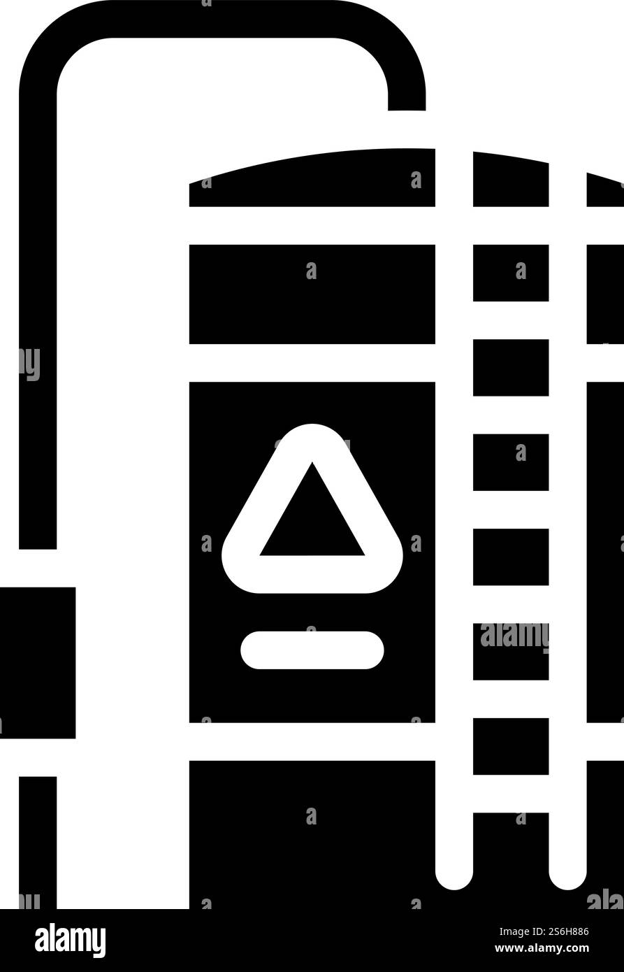 industrial tank biogas glyph icon vector. industrial tank biogas sign ...
