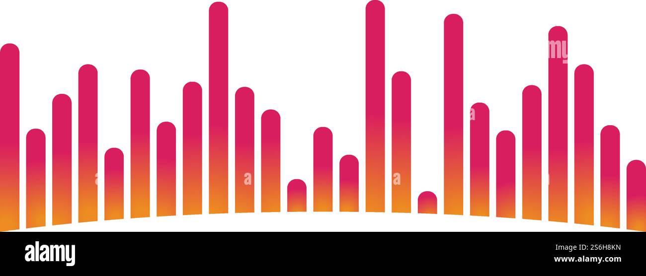 Sound wave illustration - Vector Stock Vector Image & Art - Alamy