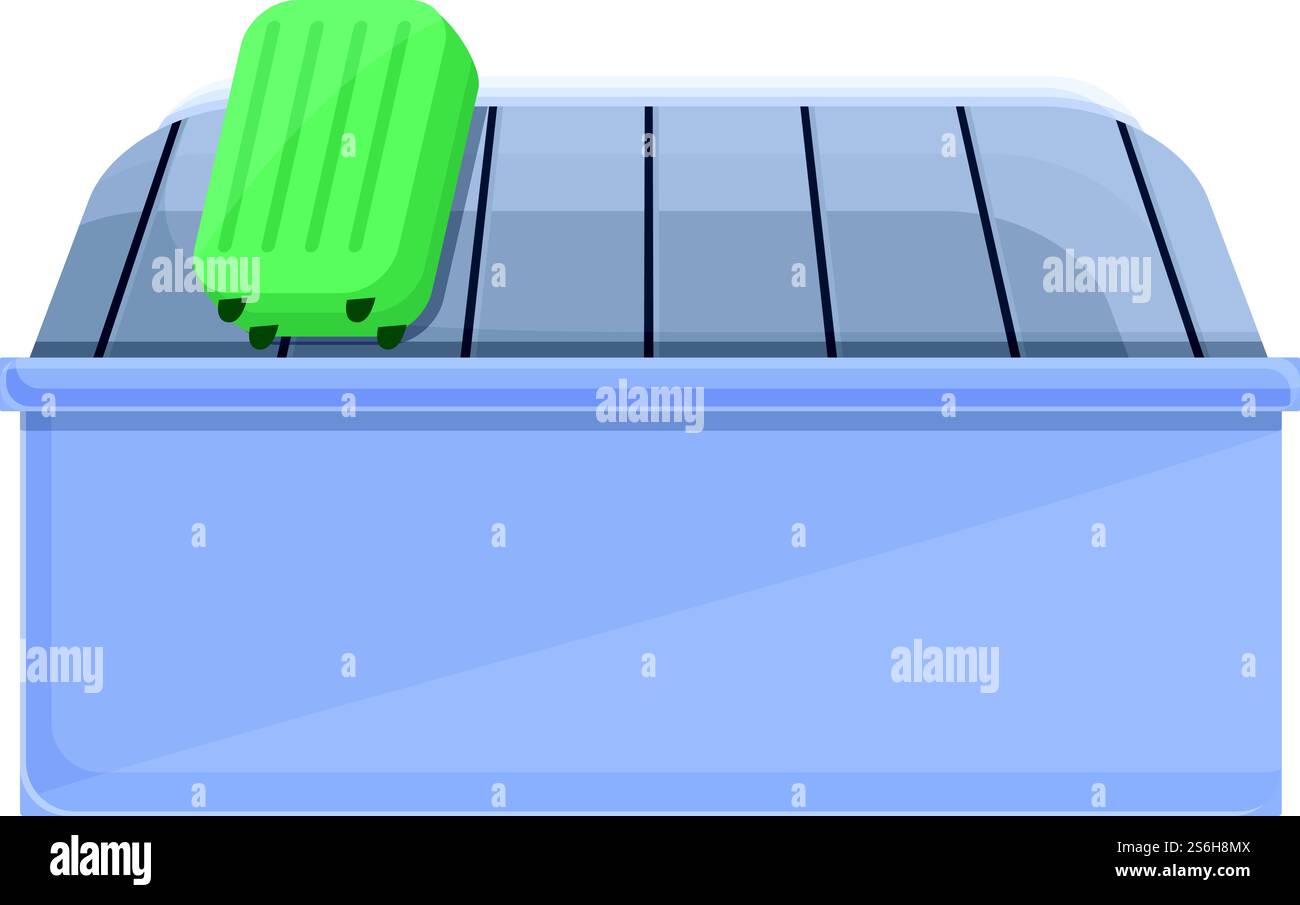 Baggage carousel icon. Cartoon of baggage carousel vector icon for web ...