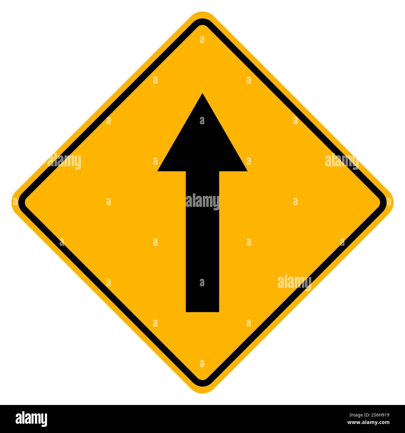 Go Straight Traffic Sign On White Background Stock Vector Image & Art ...