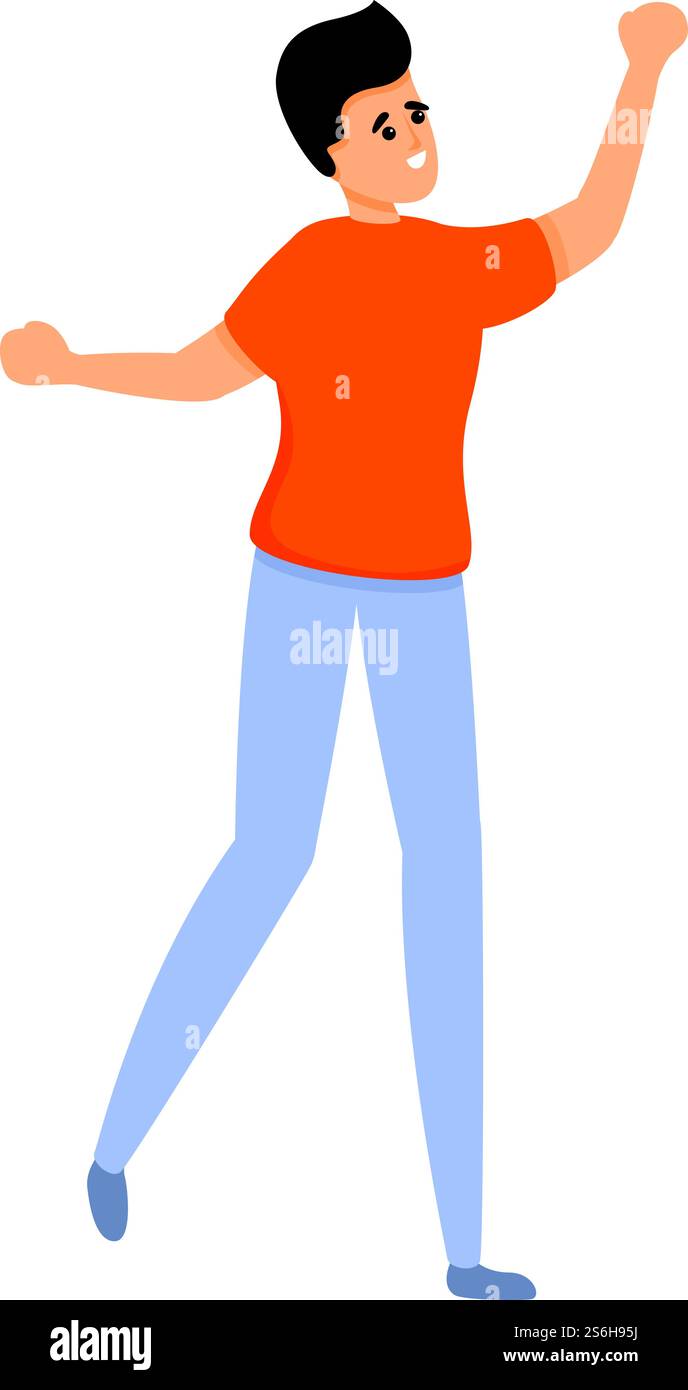 Disobedient teen icon. Cartoon of disobedient teen vector icon for web ...