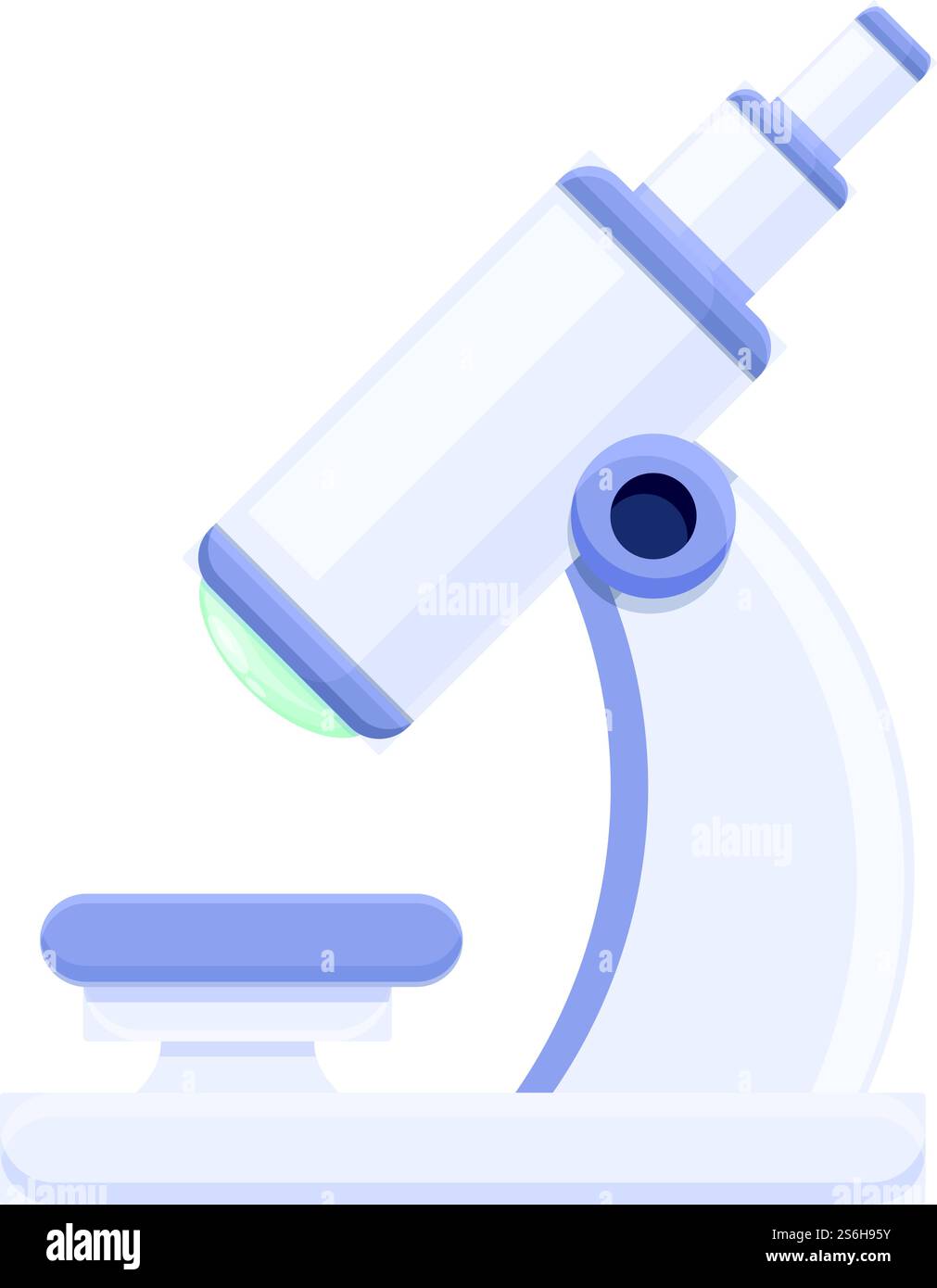 Scientist microscope icon. Cartoon of Scientist microscope vector icon ...