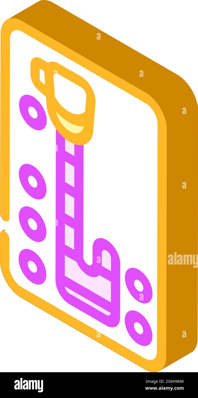 automatic transmission car isometric icon vector. automatic ...