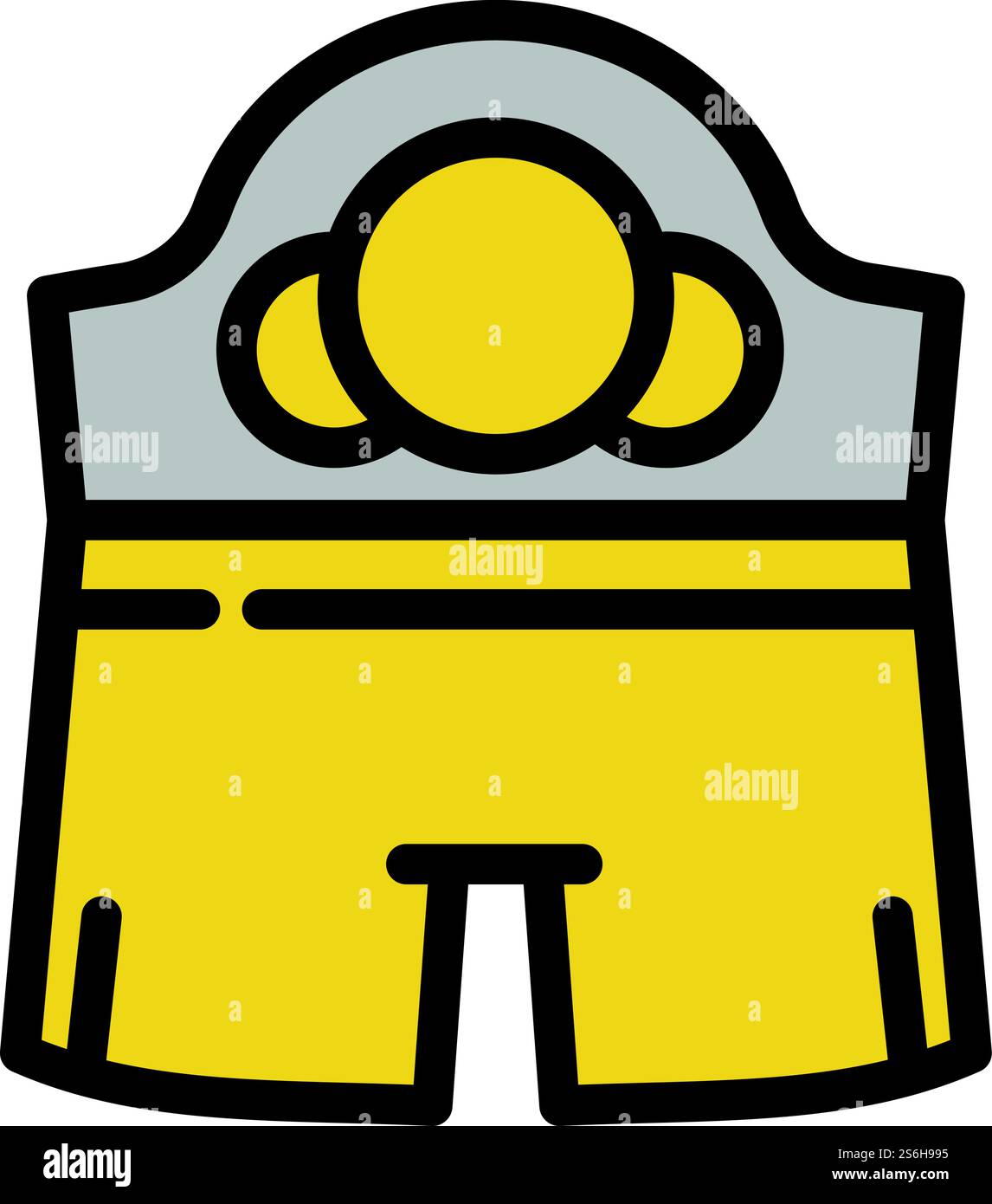 Boxing clothes icon. Outline Boxing clothes vector icon for web design ...