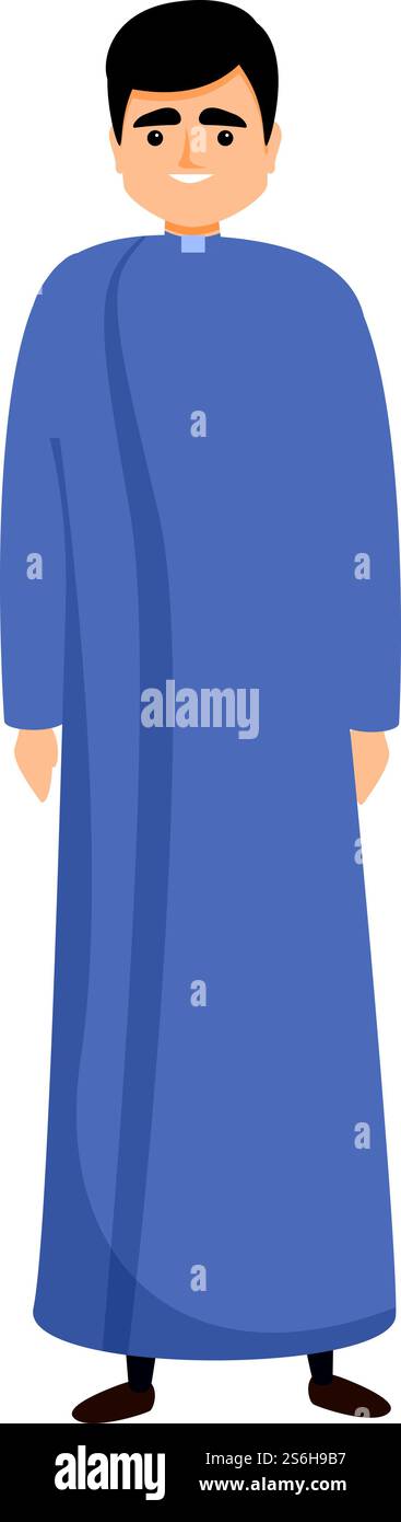 Pastor icon. Cartoon of Pastor vector icon for web design isolated on ...