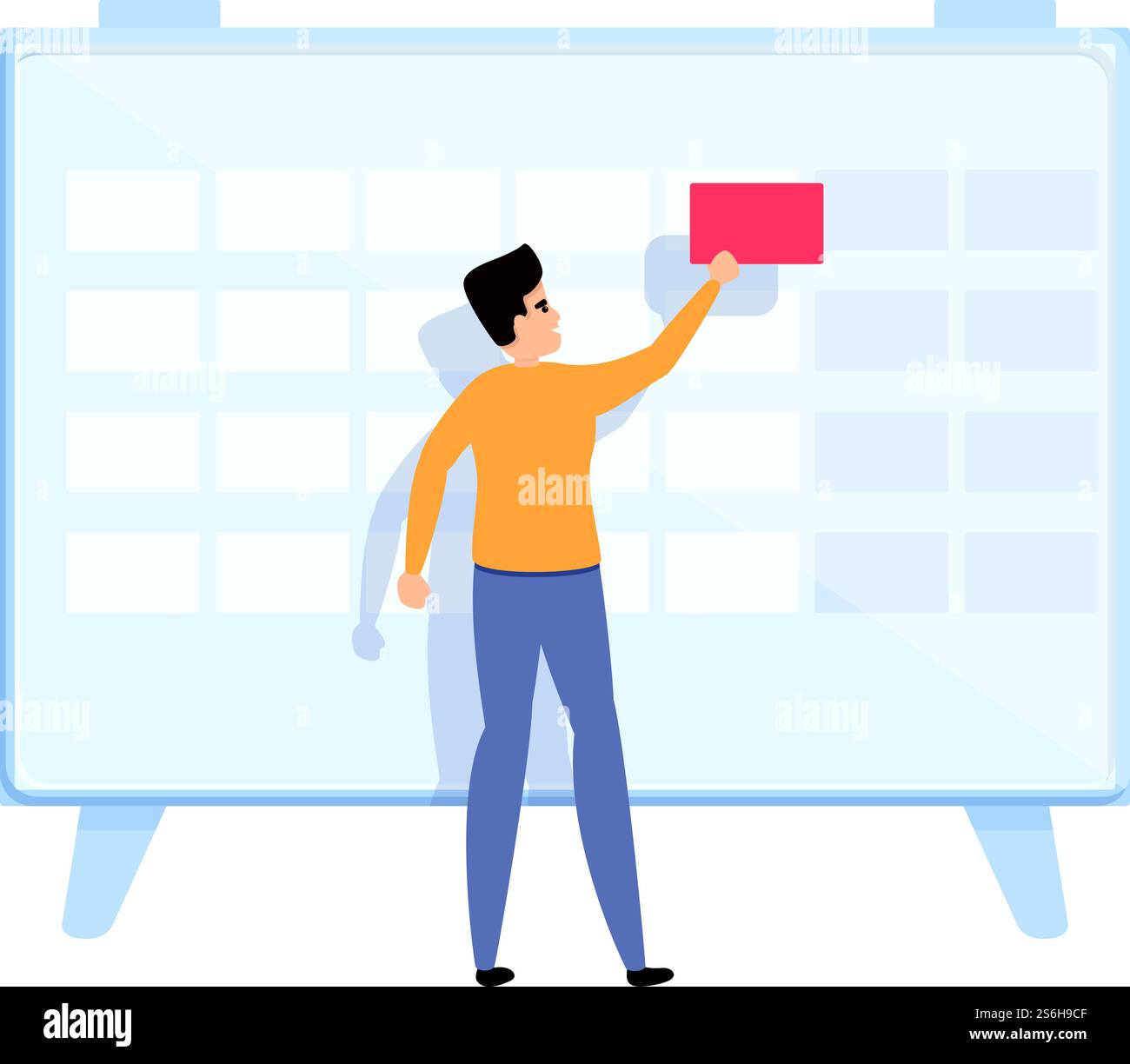 Daily task schedule icon. Cartoon of Daily task schedule vector icon ...