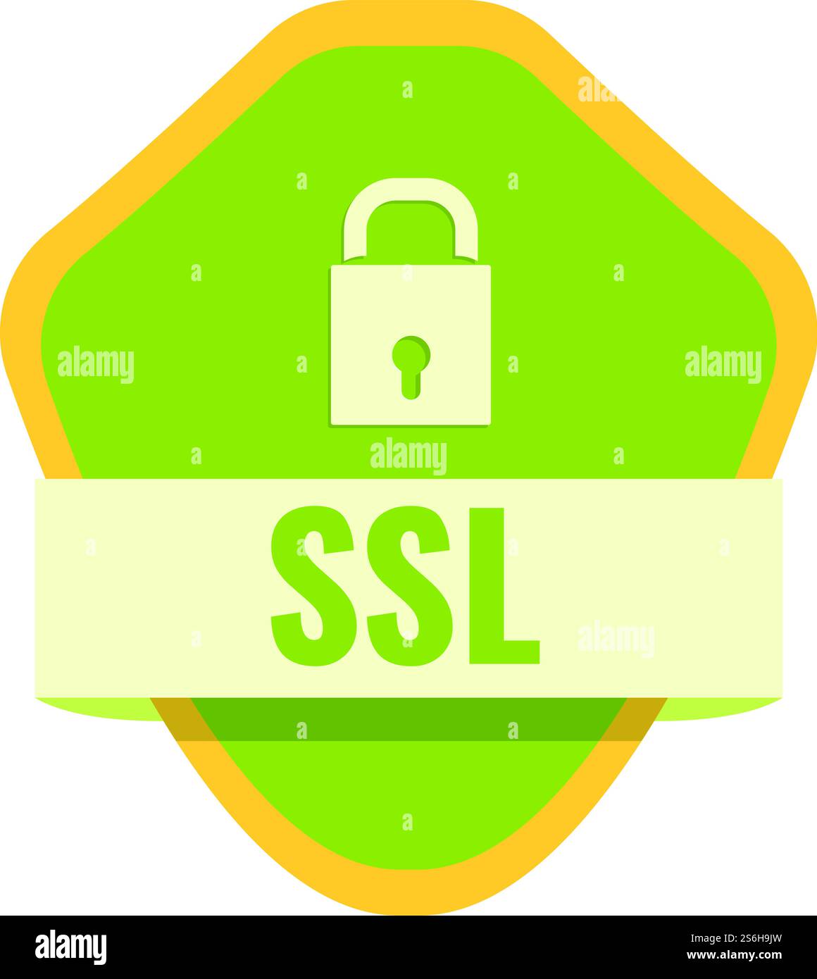 Ssl certificate icon. Cartoon of Ssl certificate vector icon for web design isolated on white ...