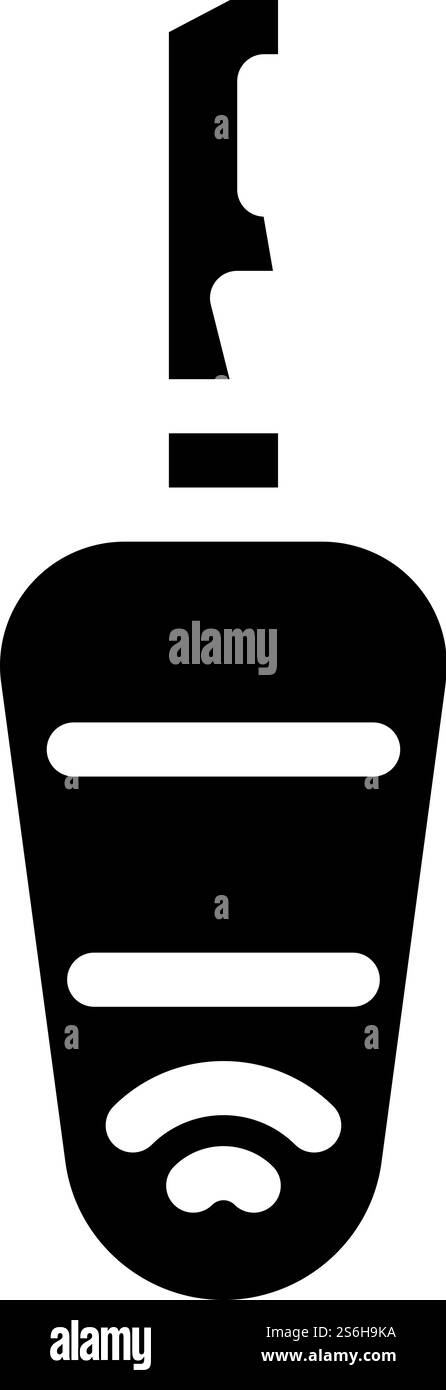 Contactless key car glyph hi-res stock photography and images - Alamy