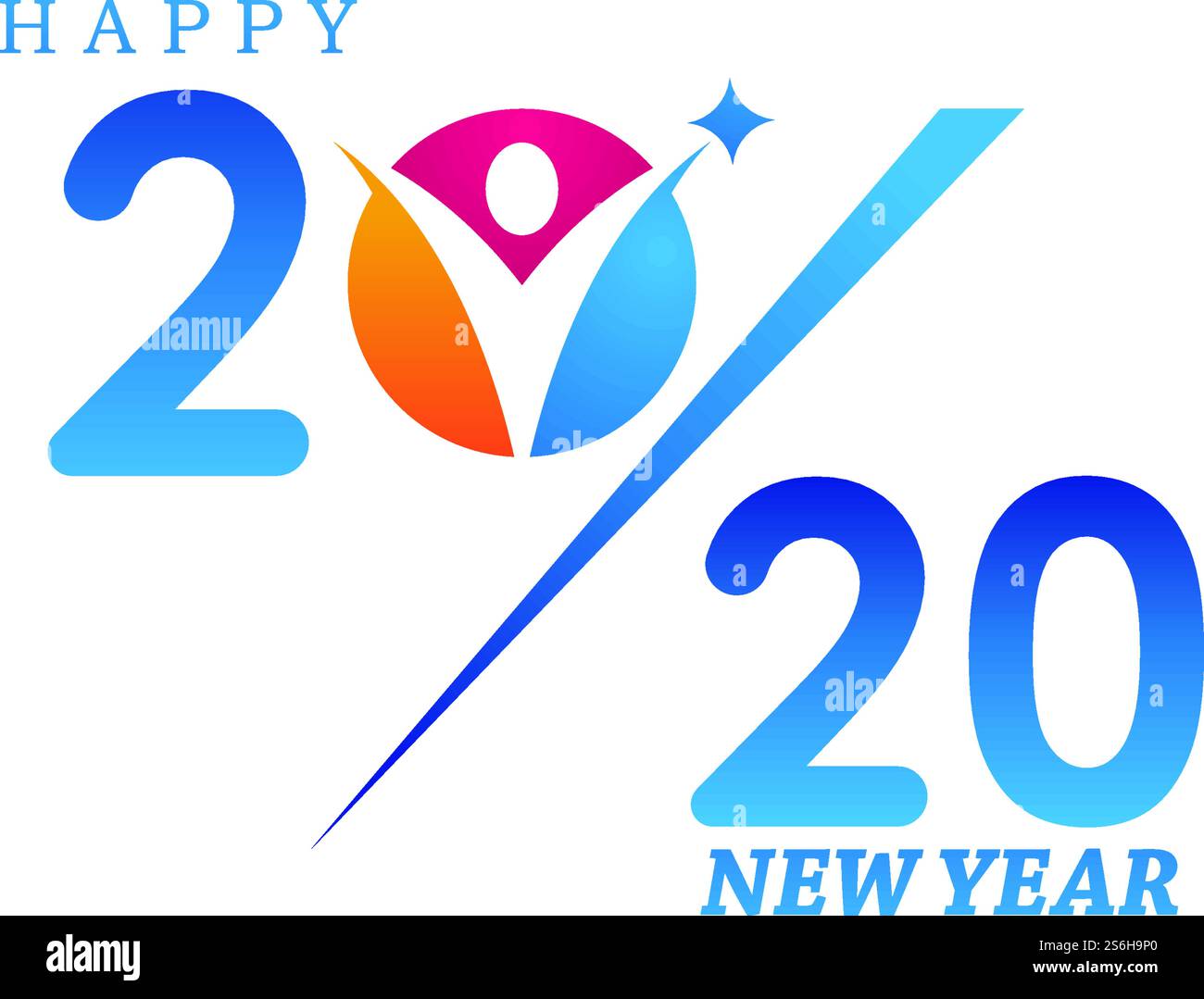 2020 Logo Graphics New Year vector Stock Vector Image & Art - Alamy