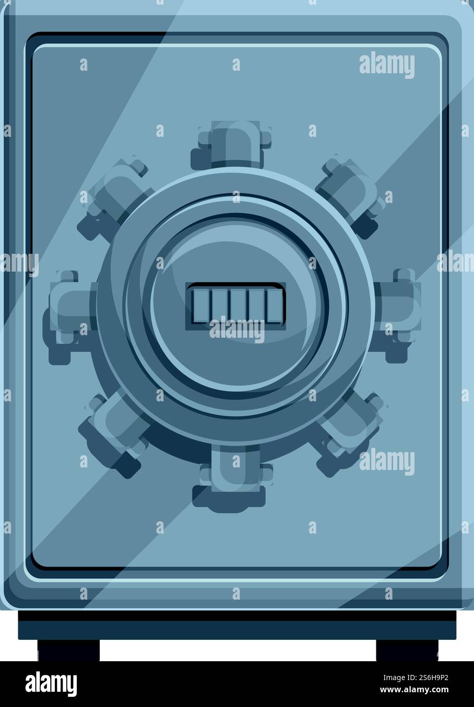 Cipher steel safe icon. Cartoon of Cipher steel safe vector icon for ...