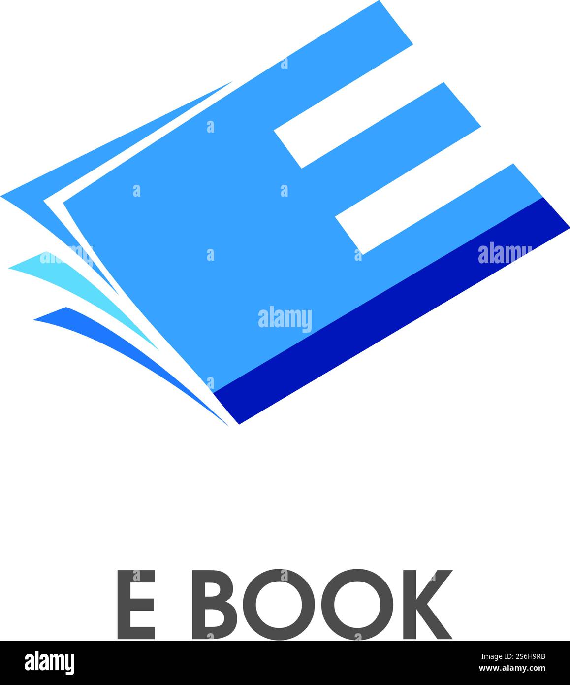 E-book modern digital book design vector Stock Vector Image & Art - Alamy