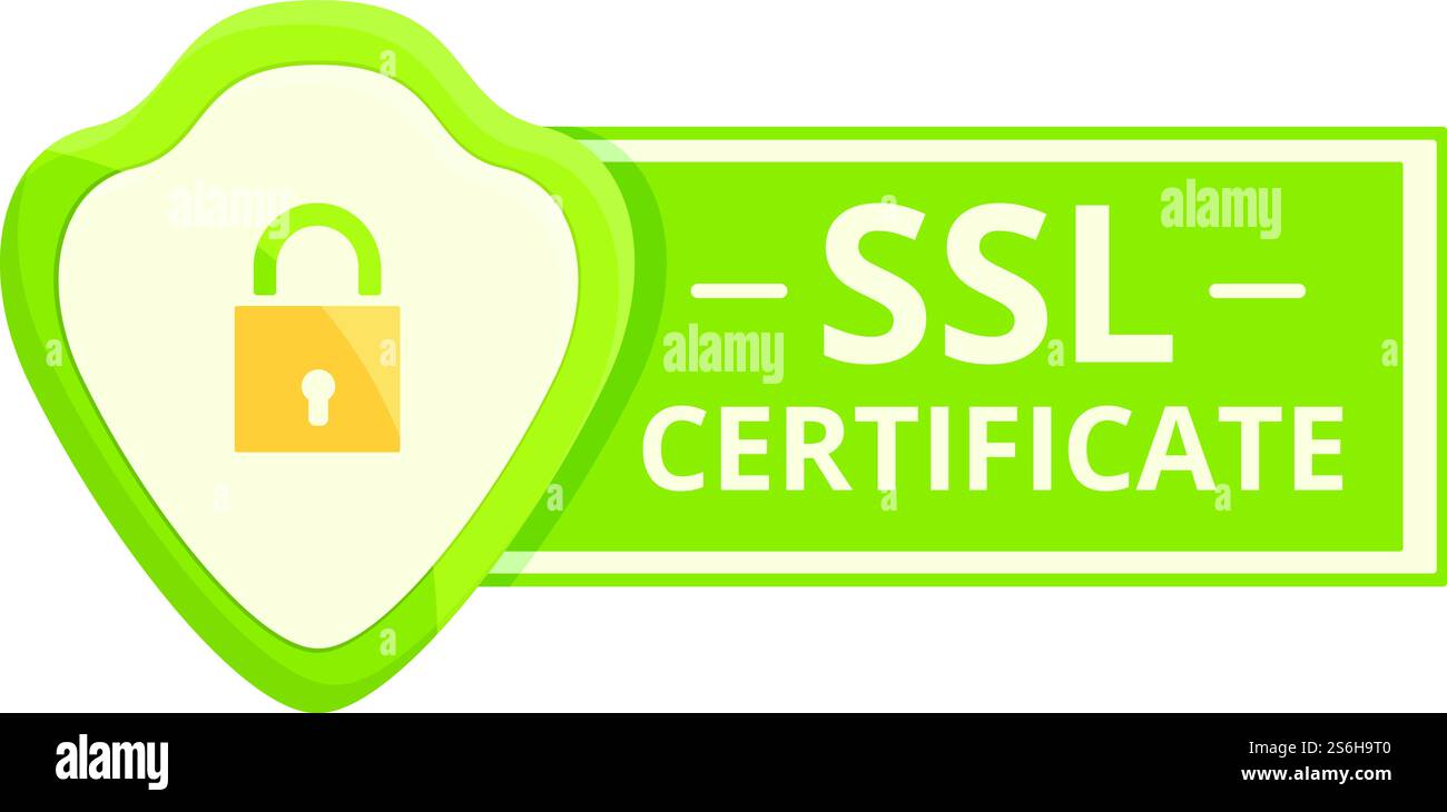 Public ssl certificate icon. Cartoon of Public ssl certificate vector icon for web design ...