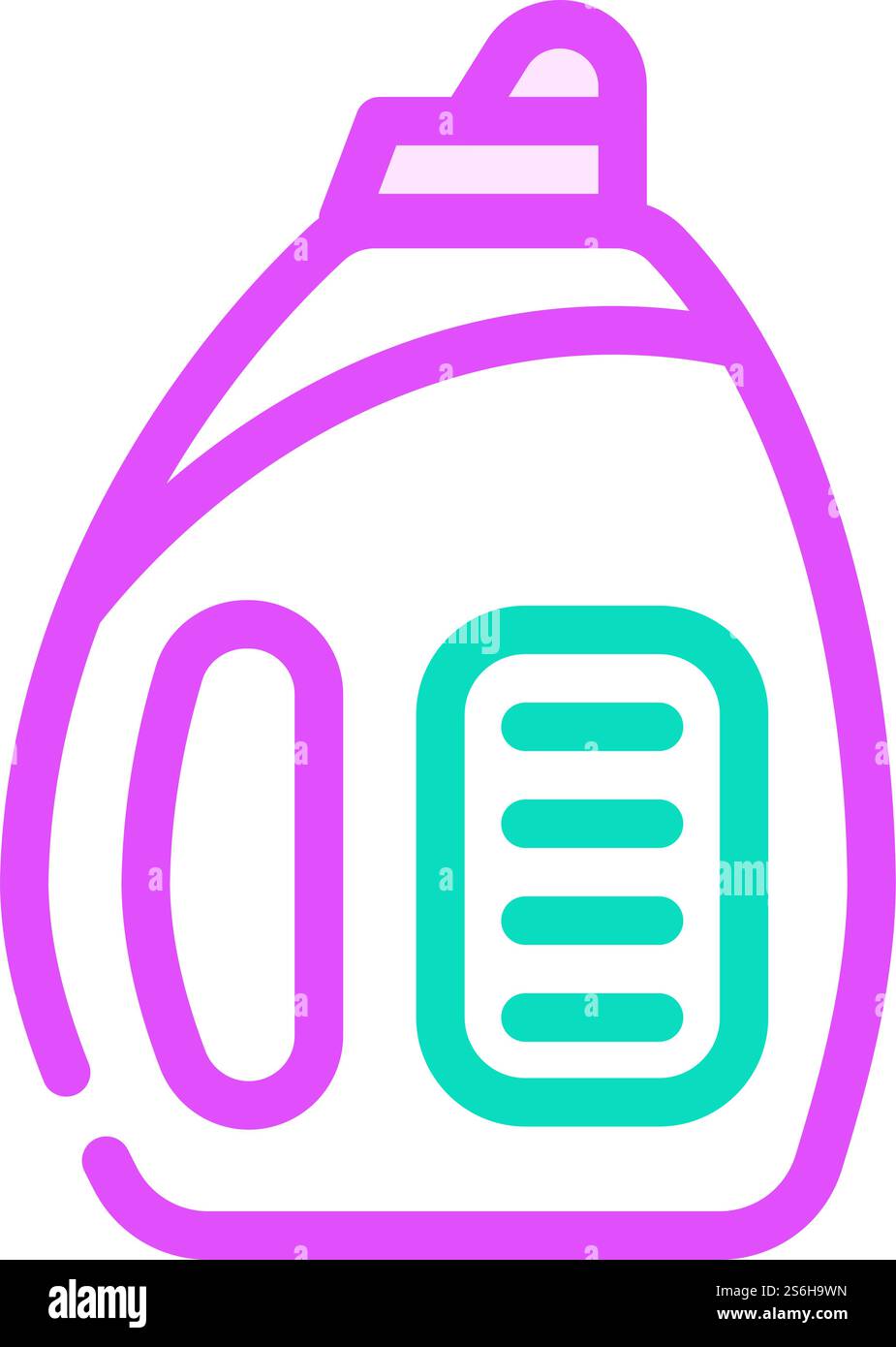 liquid detergent color icon vector. liquid detergent sign. isolated ...