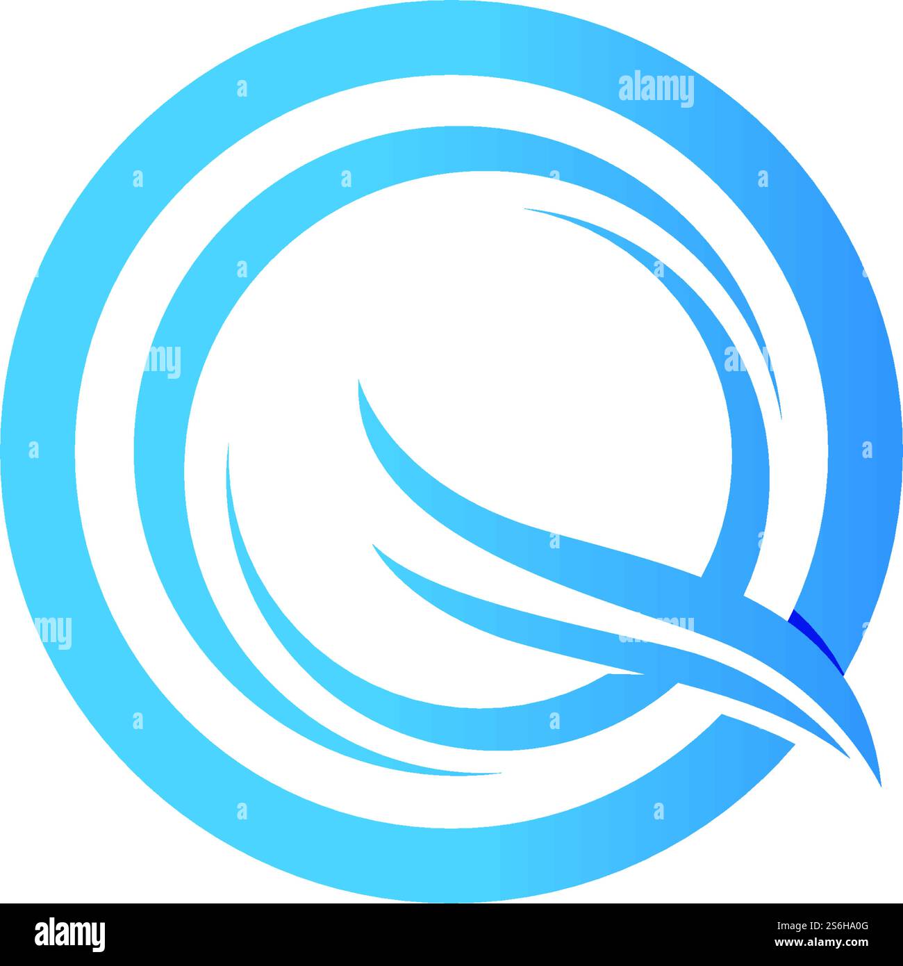 Wave and Q logo and symbol vector Stock Vector Image & Art - Alamy