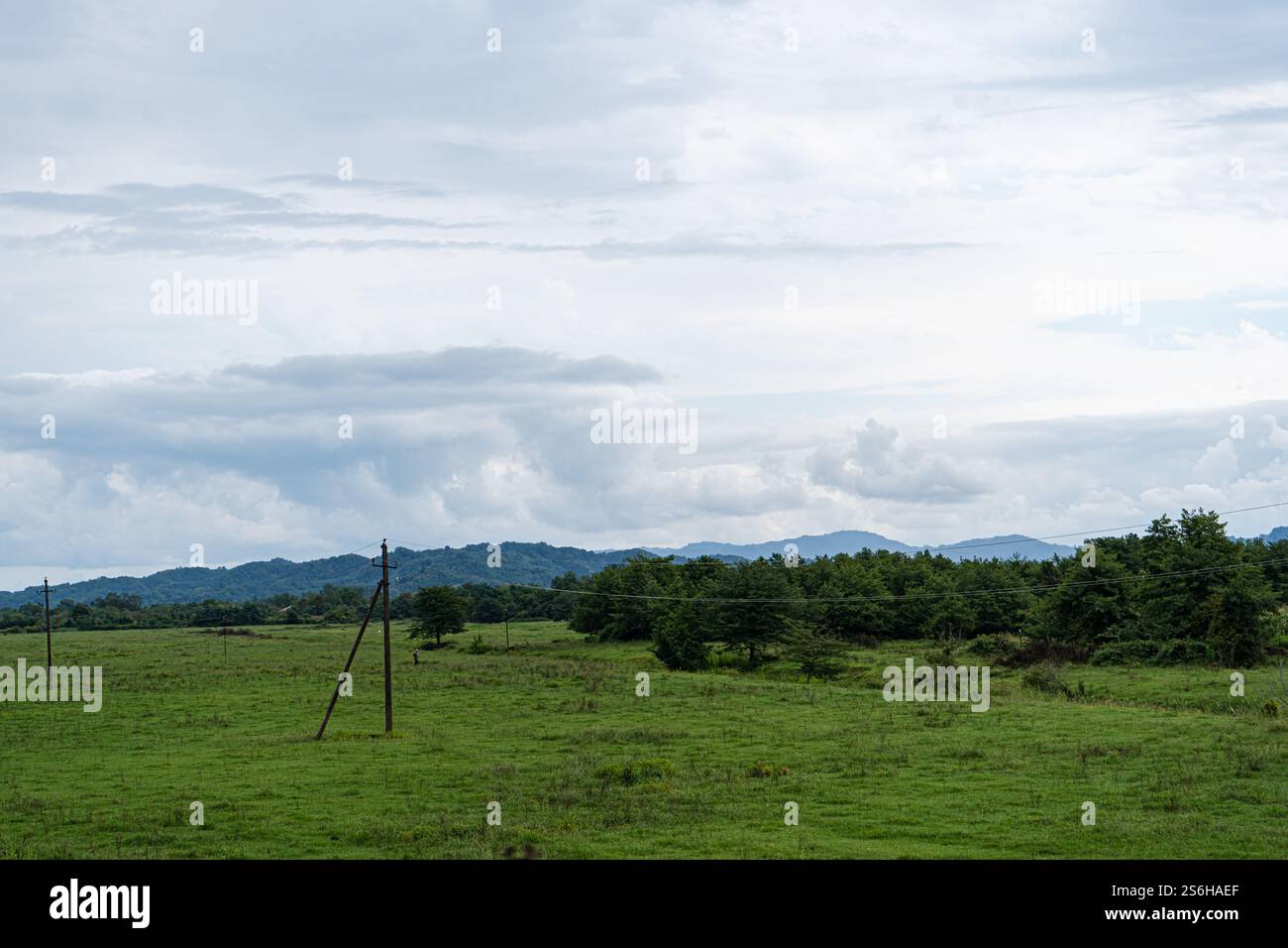 Rural summer landscape in Georgia Stock Photo - Alamy