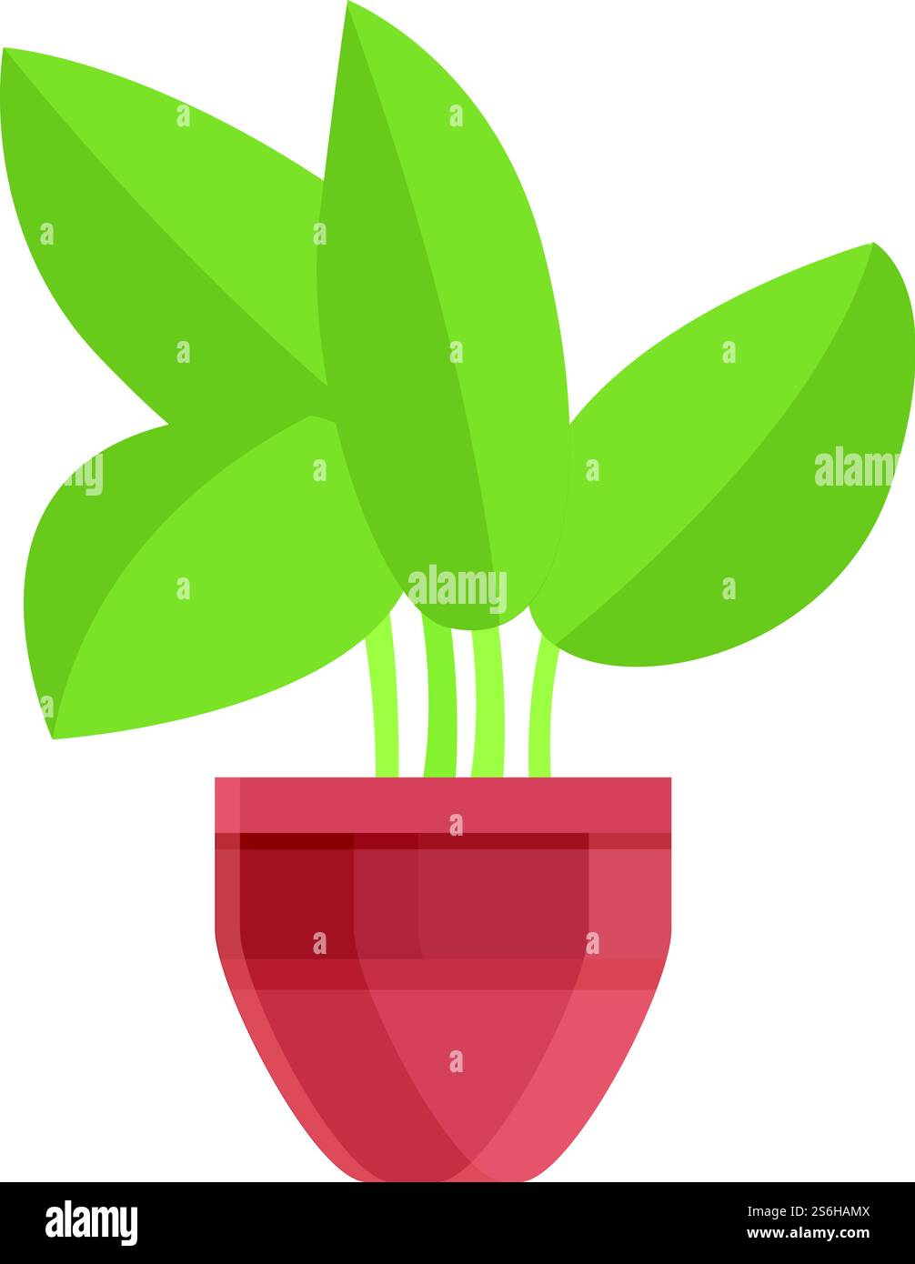 Seeding plant pot icon. Cartoon of Seeding plant pot vector icon for ...