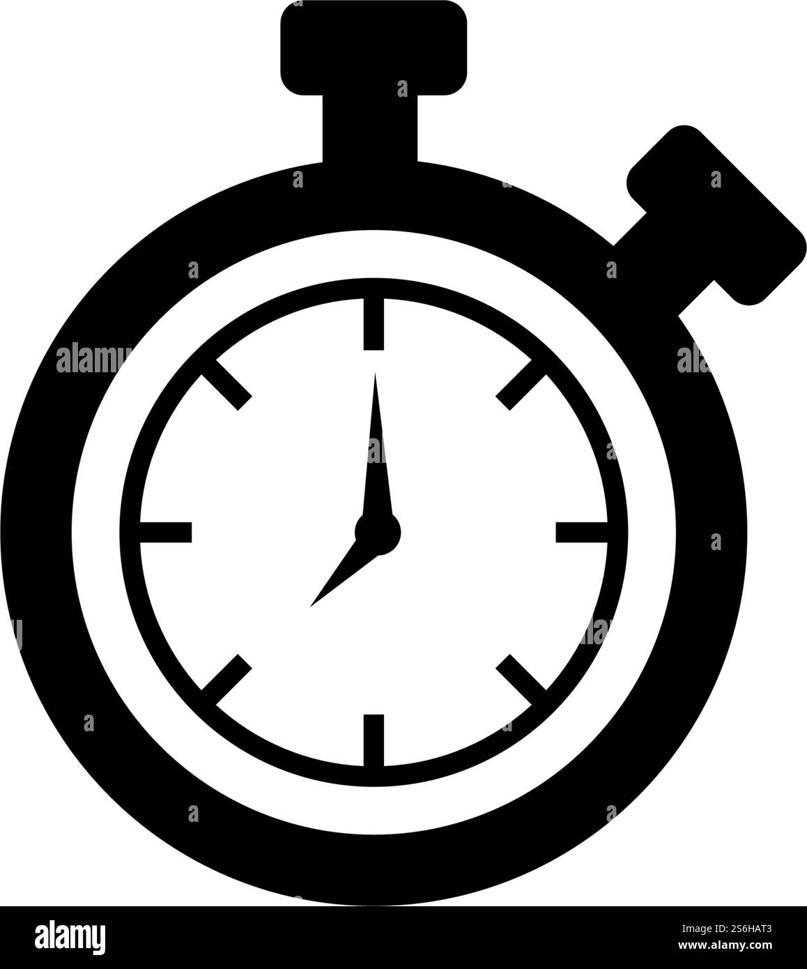 Stopwatch / stop watch timer logo icon vector illustration design ...