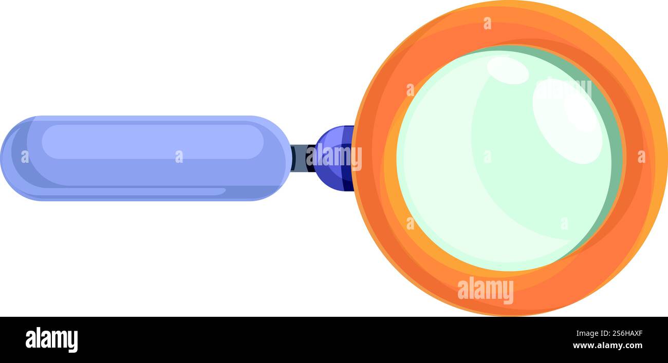 Lab magnifier icon. Cartoon of Lab magnifier vector icon for web design ...