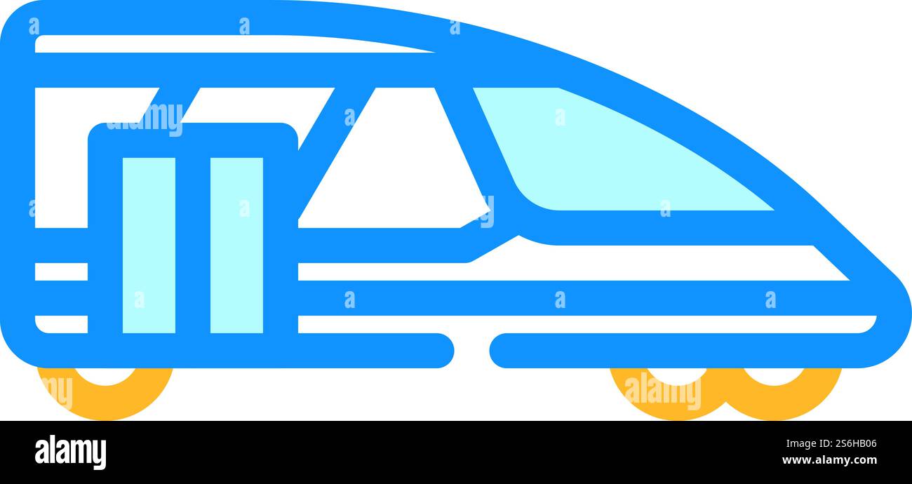 train transport color icon vector. train transport sign. isolated ...