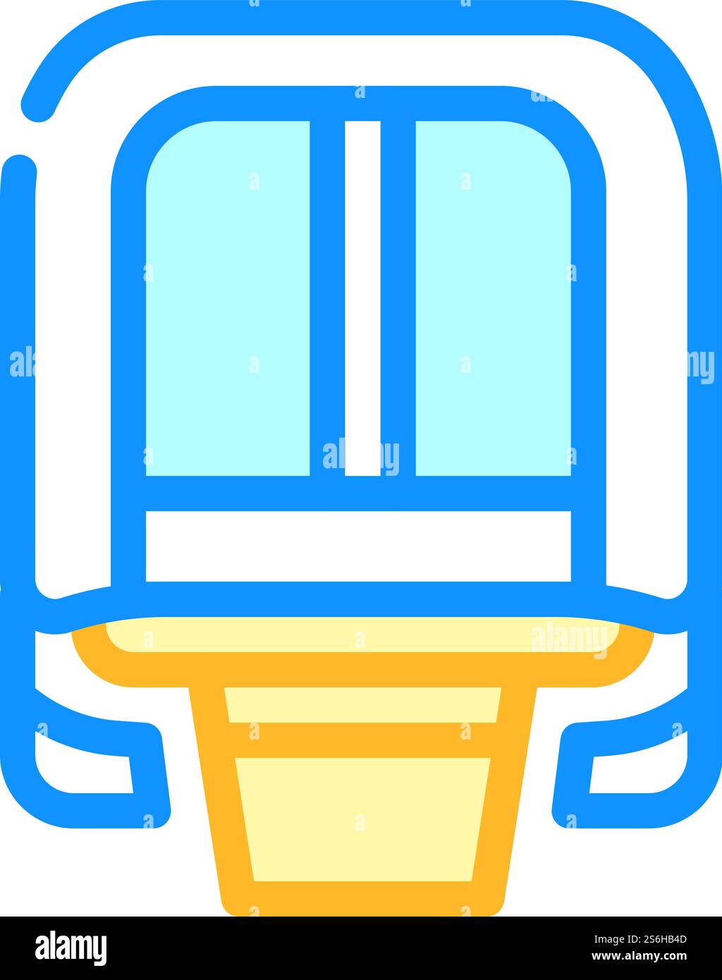 maglev modern train railway color icon vector. maglev modern train ...