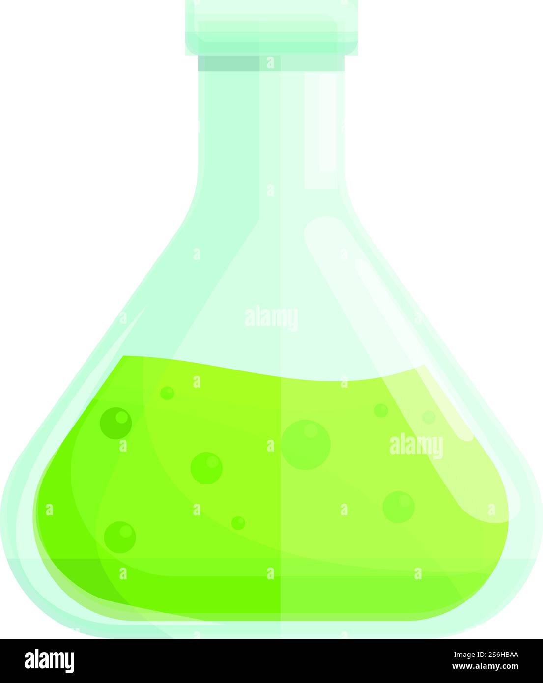 Acid chemical flask icon. Cartoon of Acid chemical flask vector icon ...